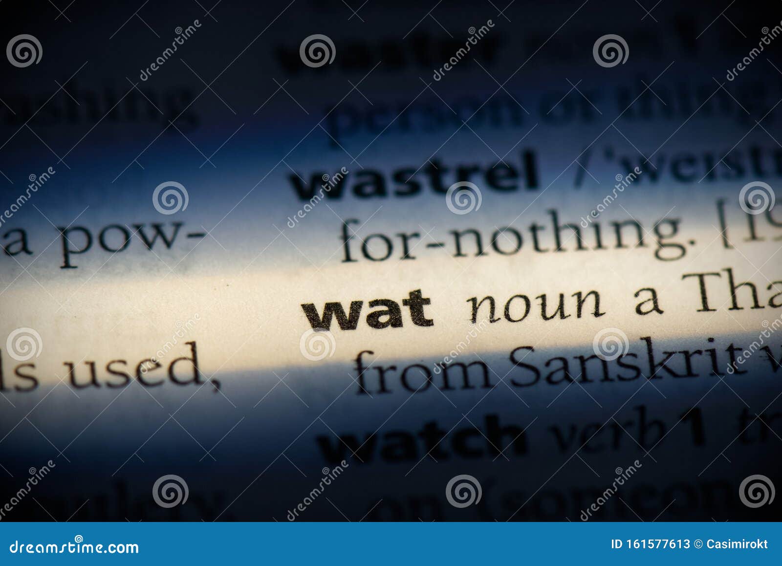 Wat stock image. Image of close, info, english, highlight - 161577613