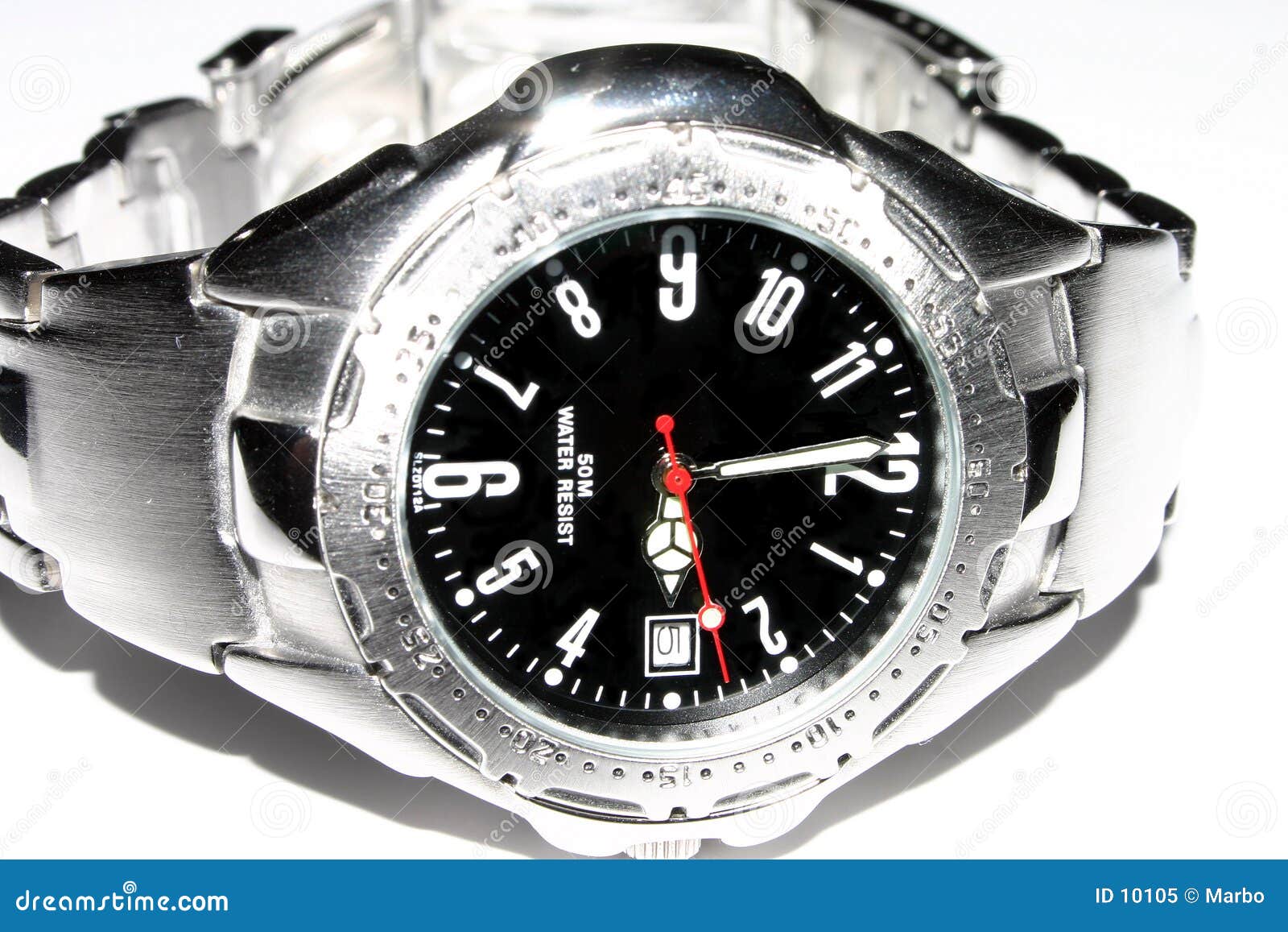 Watch stock image. Image of wristwatch, hands, diving, face - 10105