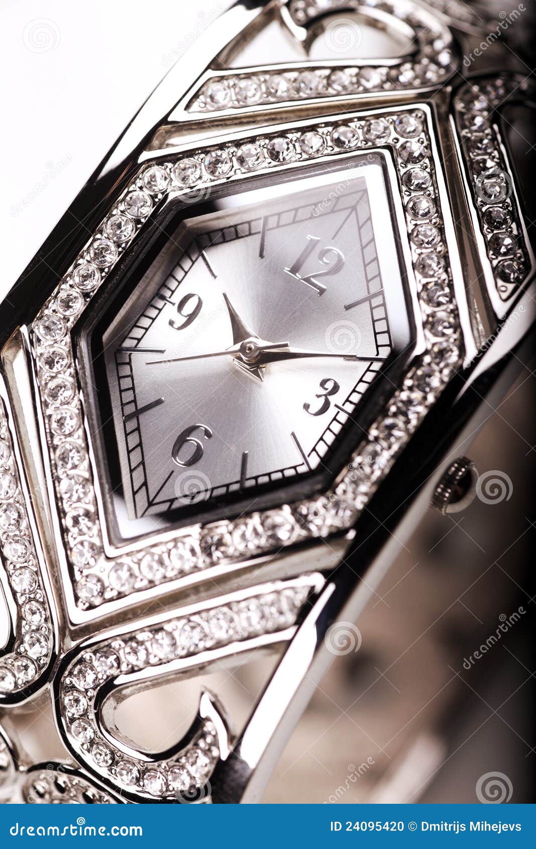 Watch stock photo. Image of elegant, jewel, female, luxury - 24095420