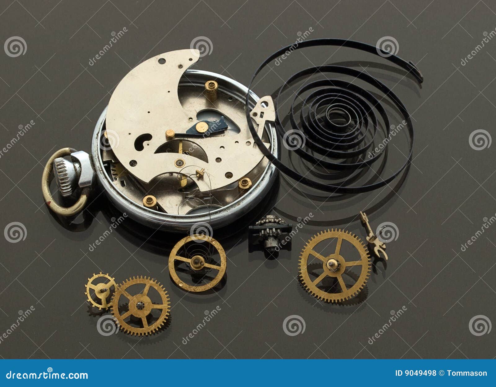 Watch stock photo. Image of open, pocket, clockwork, vintage - 9049498