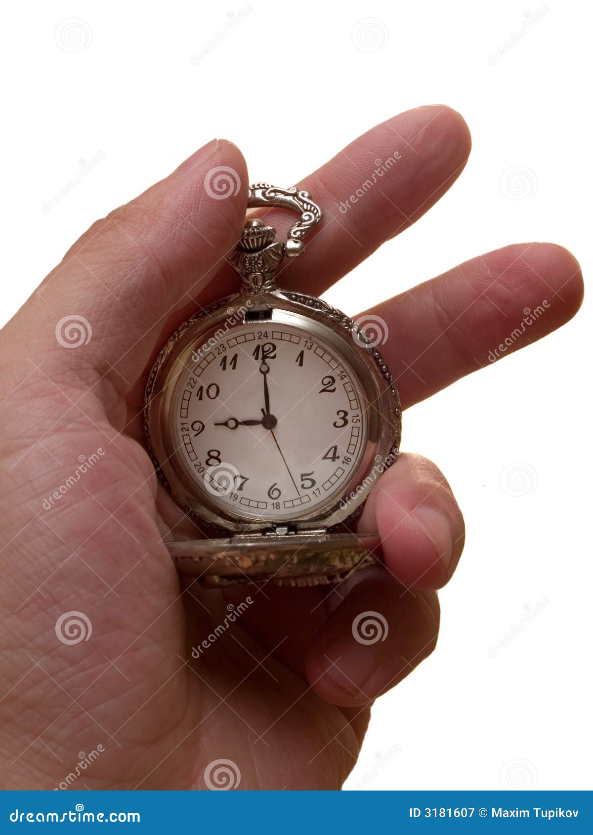 Watch in the Arm. Time Concept Stock Image - Image of minute, future ...