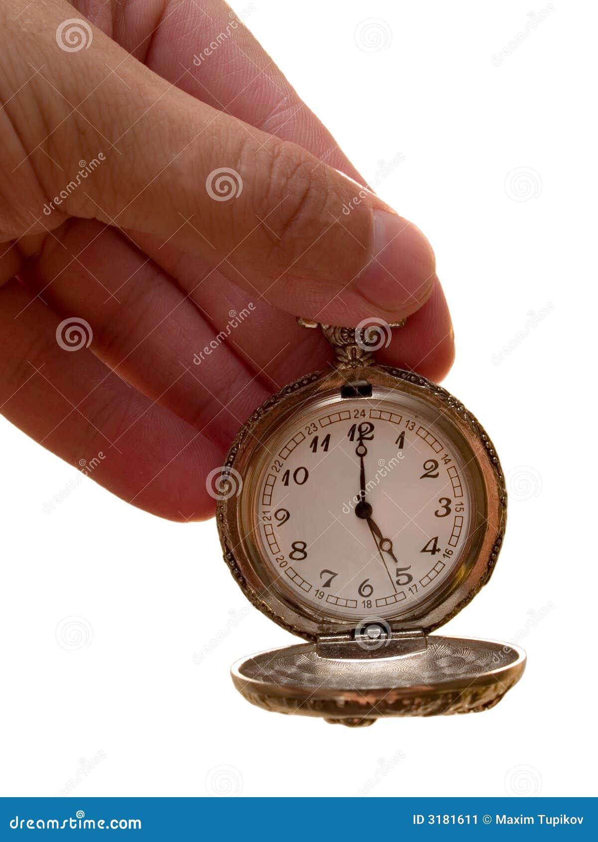 Watch in the Arm. Time Concept Stock Image - Image of hour, minute: 3181611