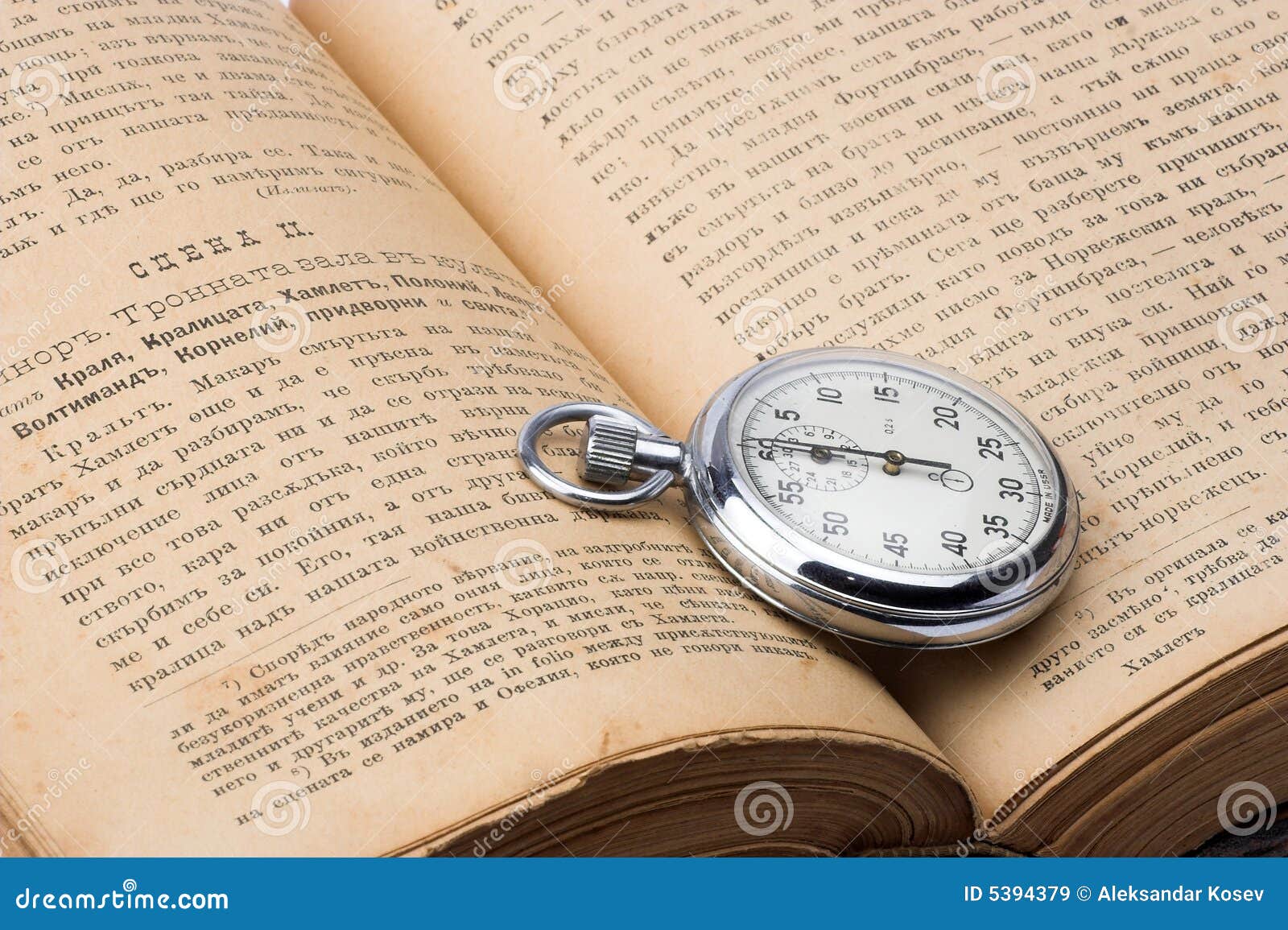 Watch and book stock image. Image of eternity, watch, science - 5394379