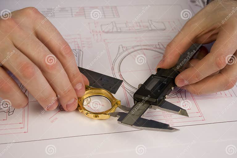 Watch case drafts stock image. Image of drawings, drafting - 1515095