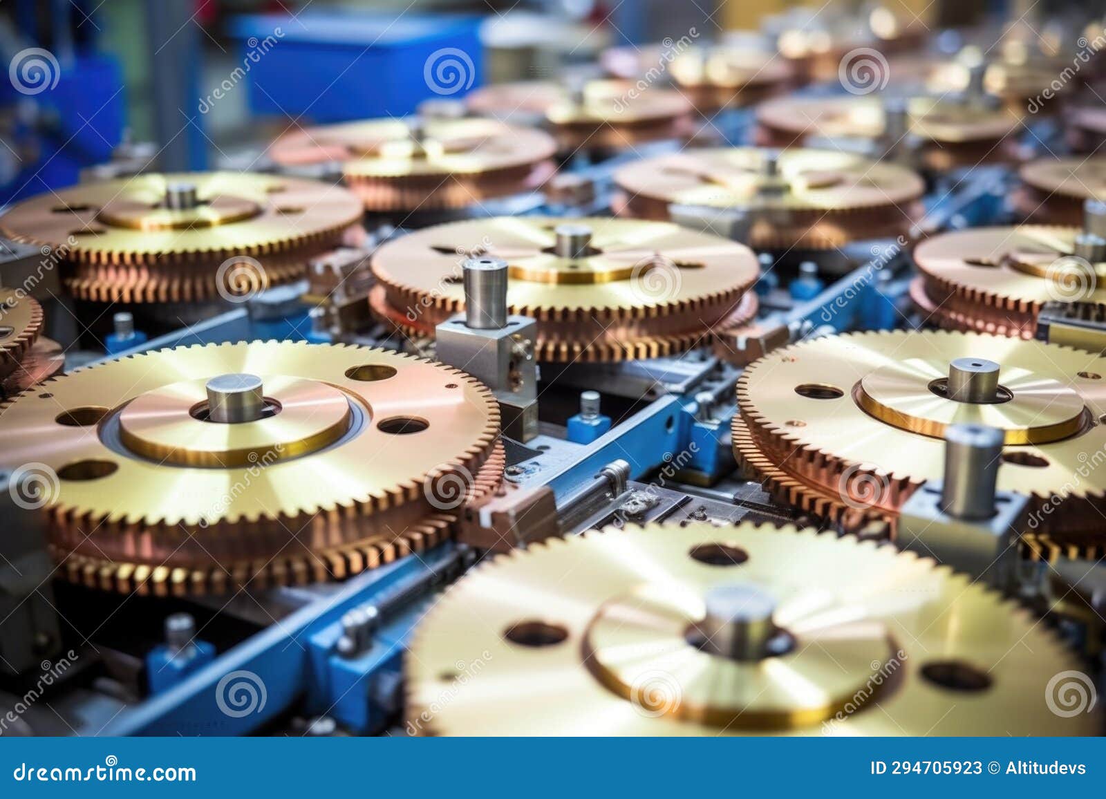 Watch Dials at Various Stages of Manufacturing Stock Image - Image of ...