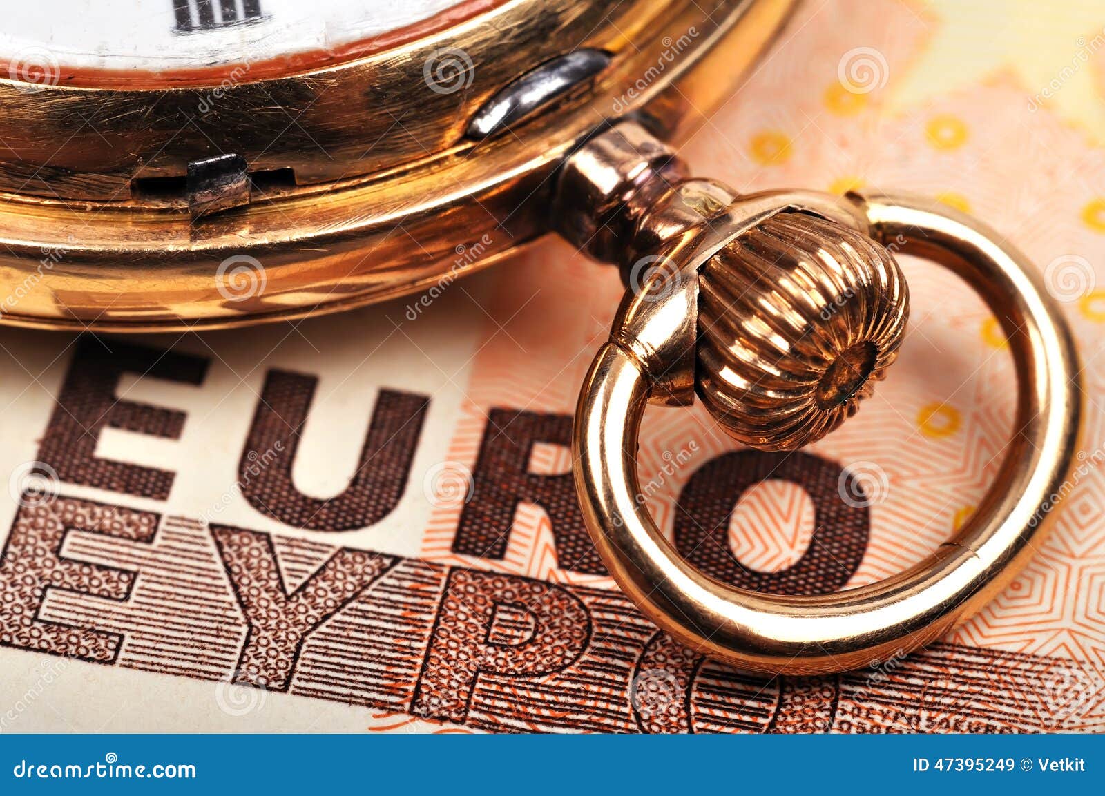 Watch and euro stock image. Image of investment, clock - 47395249