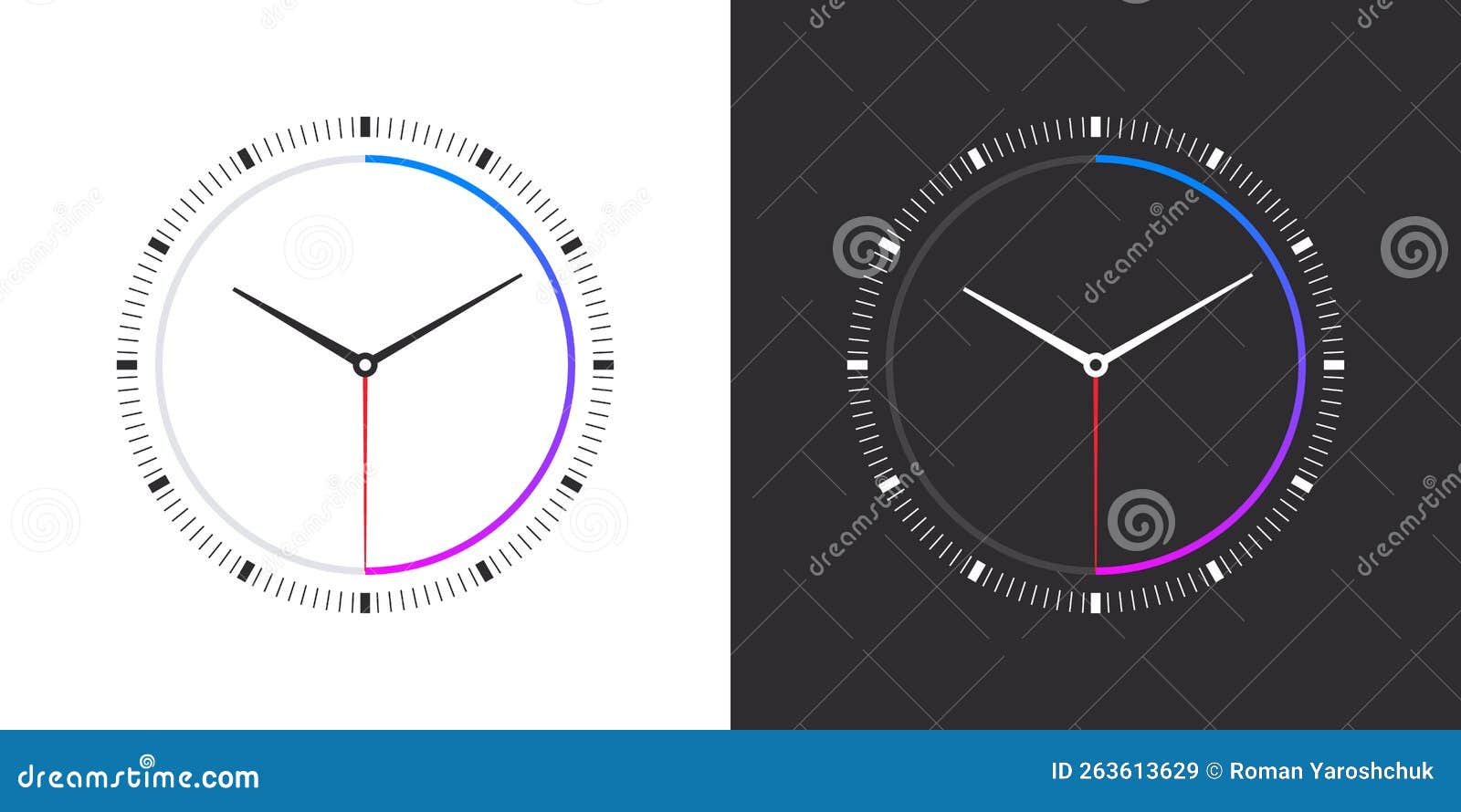 Watch Faces. Cartoon Clocks Showing Different Time, Round Analog Watch ... Watch Faces. Cartoon Clocks Showing Different Time, Round Analog Watch ...
