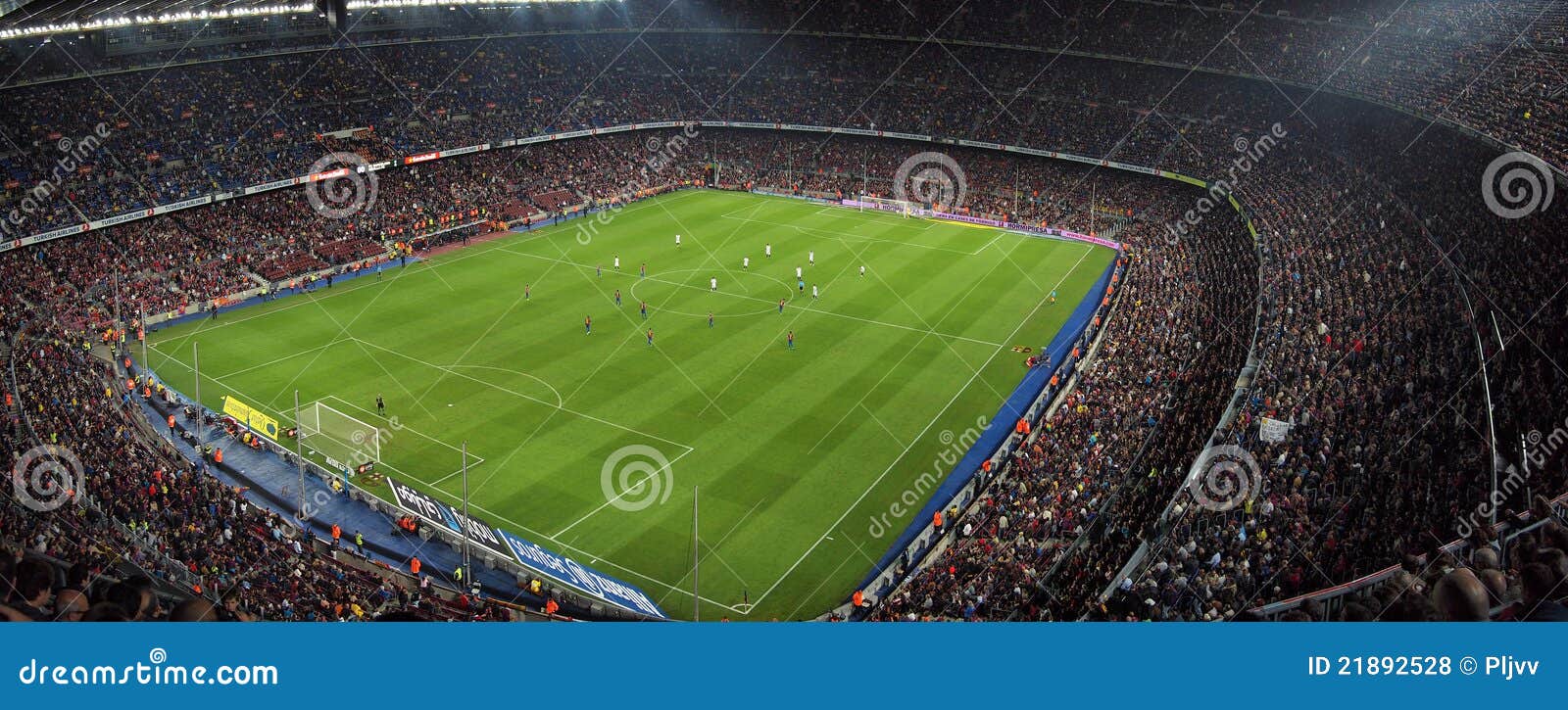 Watch the Game in the Stadium Editorial Stock Photo - Image of camp ...
