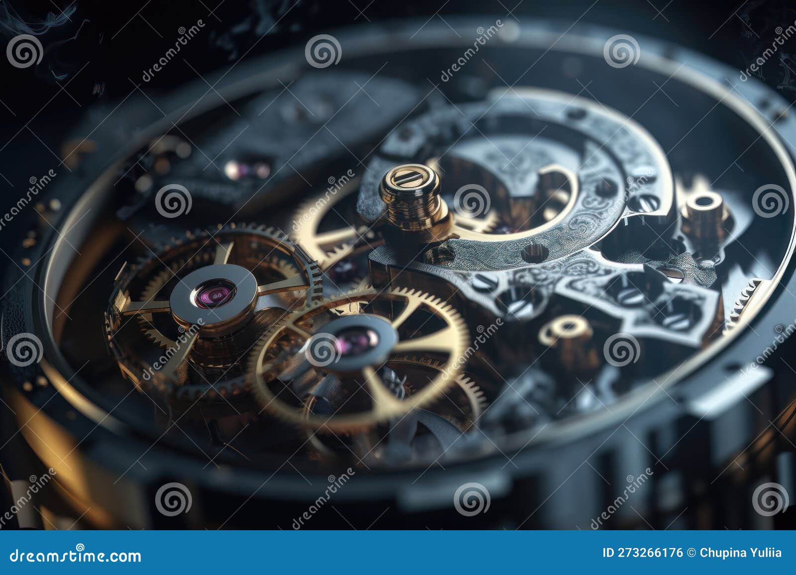 Watch Gears Concept. AI Generated Stock Illustration - Illustration of ...