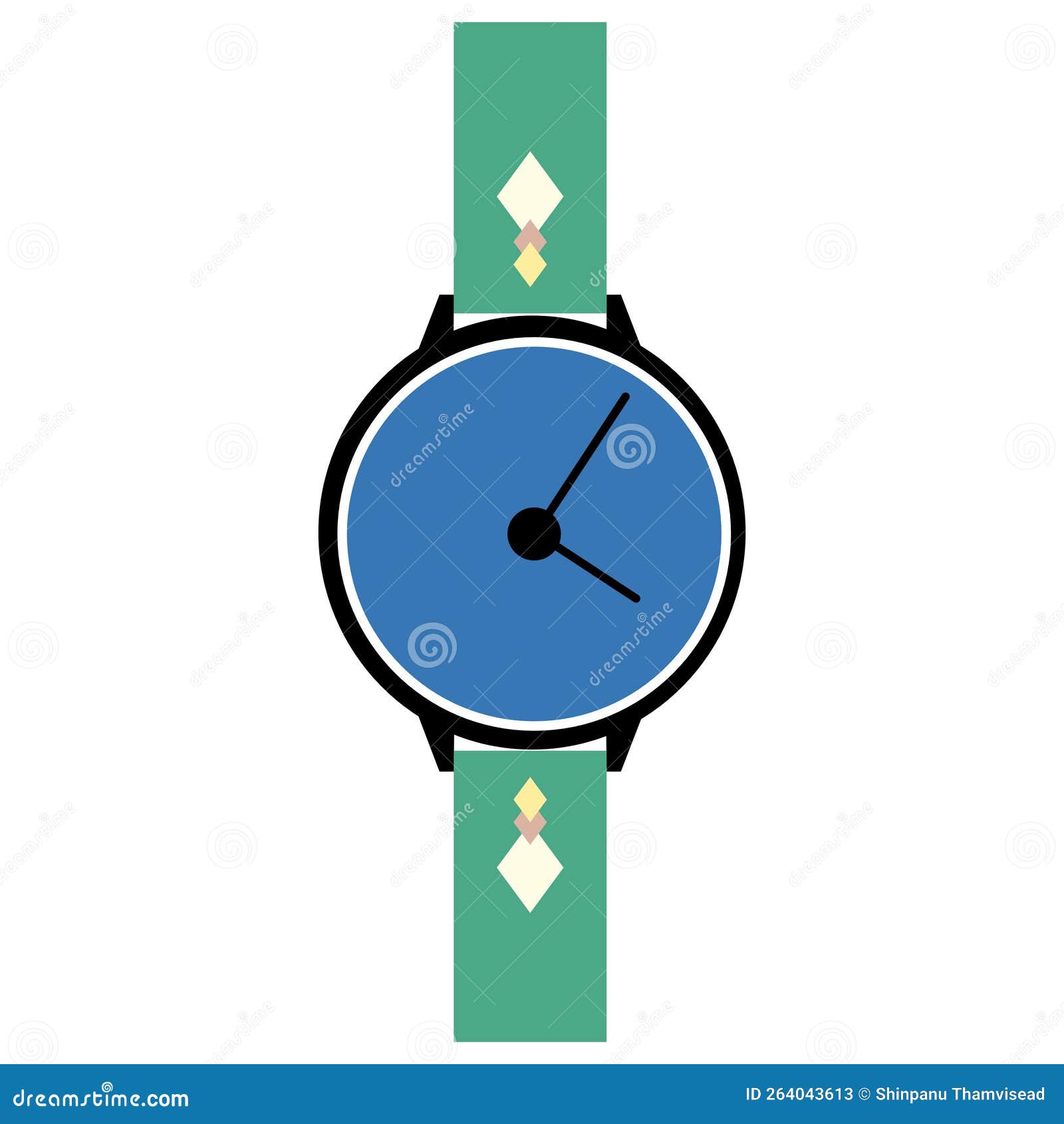 Watch Icon Cartoon. Illustration of Watch Icon for Web Stock ...