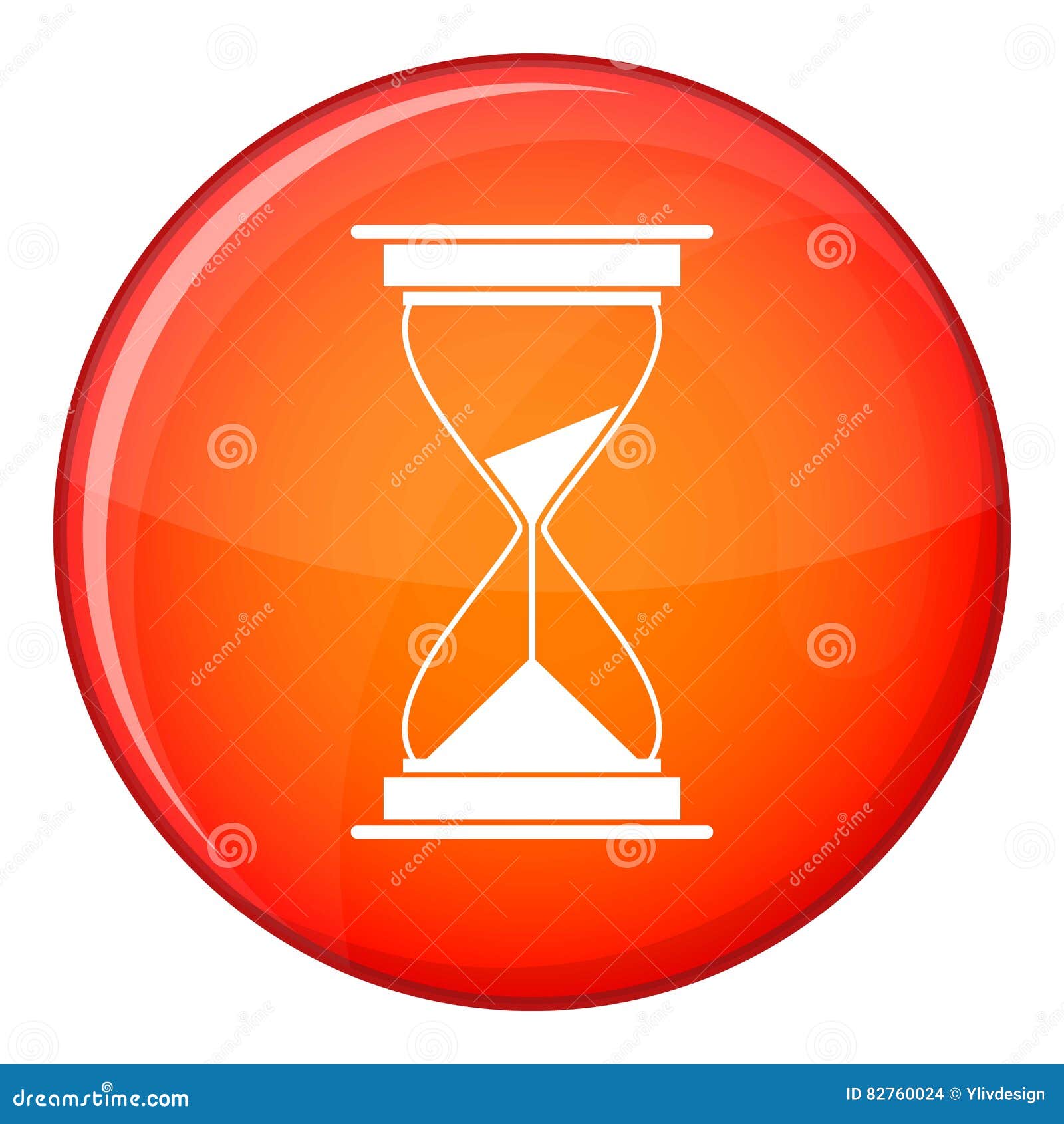 Watch icon, flat style stock vector. Illustration of object - 82760024