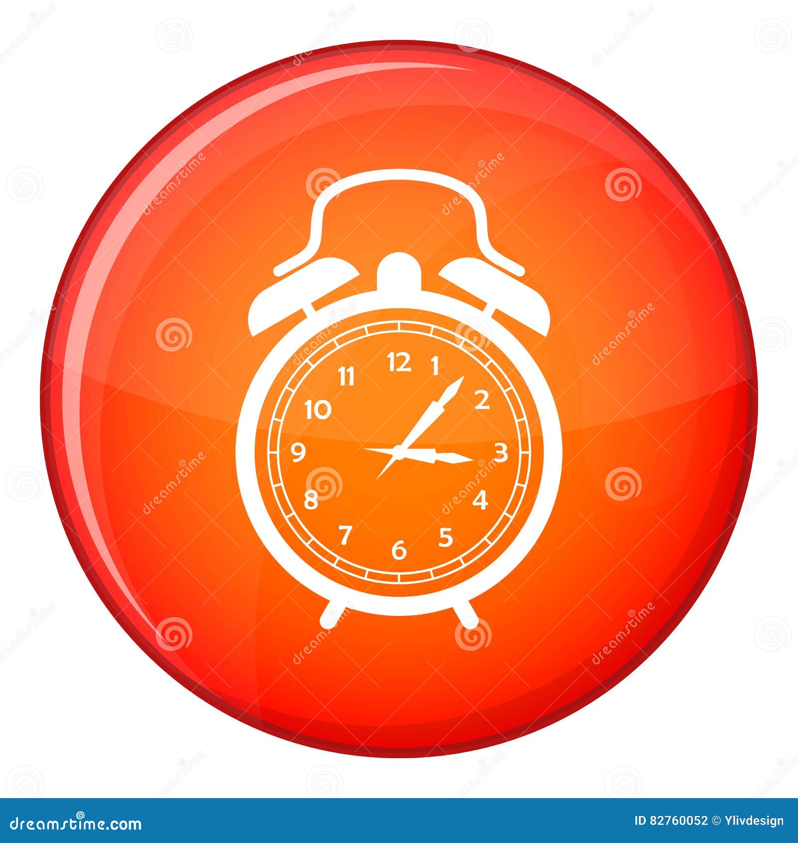 Watch icon, flat style stock vector. Illustration of chronometer - 82760052
