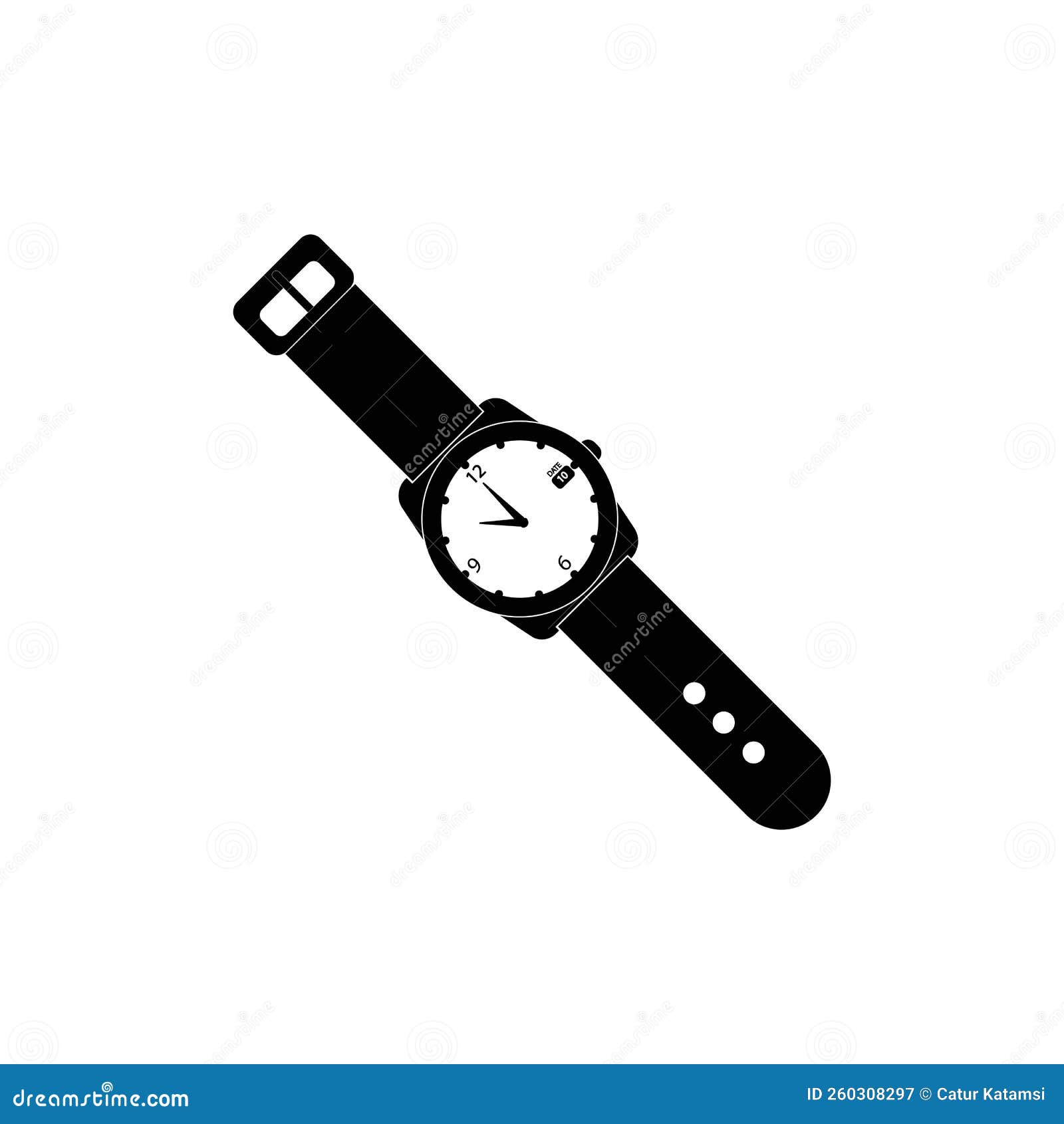 Watch icon logo vector stock illustration. Illustration of quartz ...