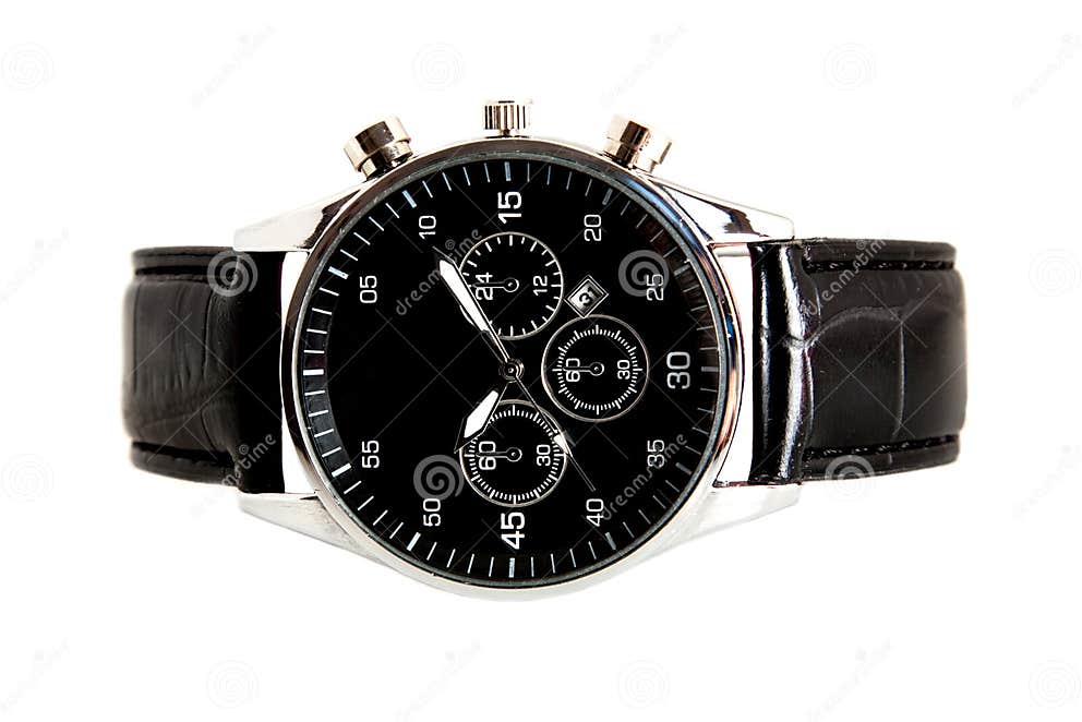 Watch Isolated on a White Background Stock Image - Image of modern ...