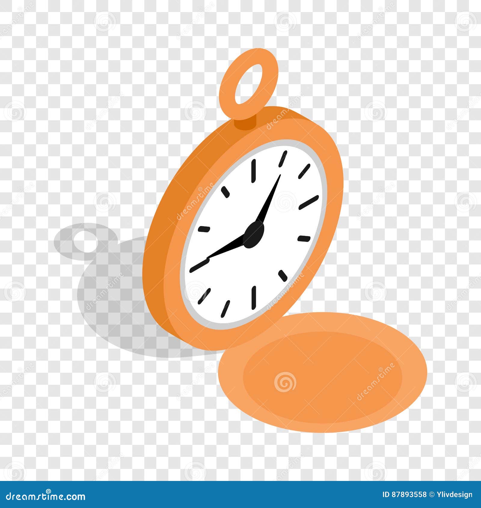 Watch isometric icon stock vector. Illustration of icon - 87893558