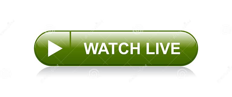 Watch live button stock illustration. Illustration of communication ...