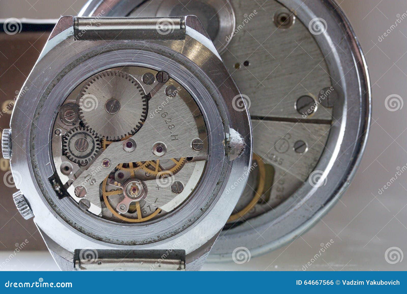 Watch Machinery Macro Detail. Stock Photo - Image of pocket, clock ...