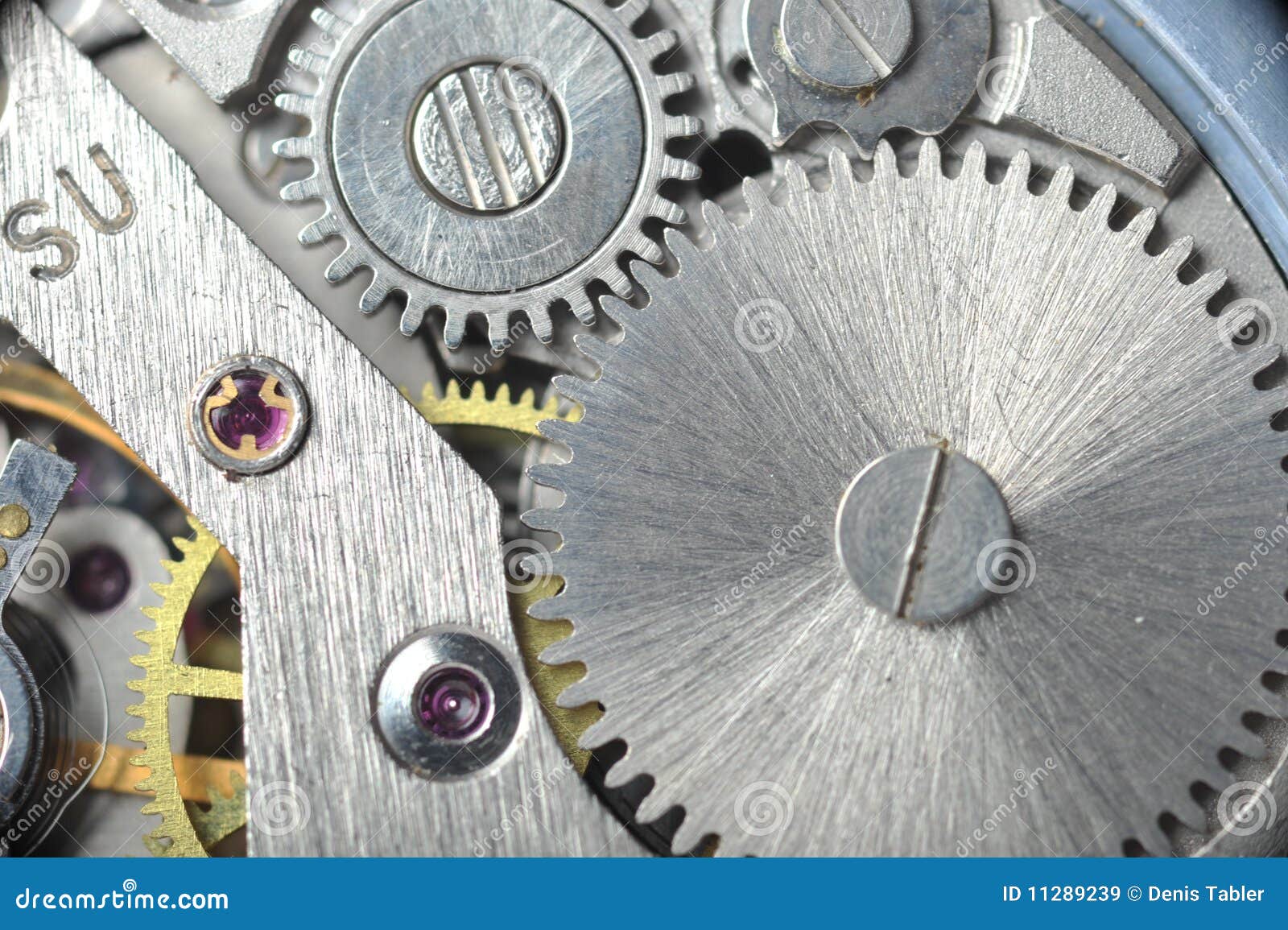 Watch mechanism stock image. Image of measurement, accuracy - 11289239