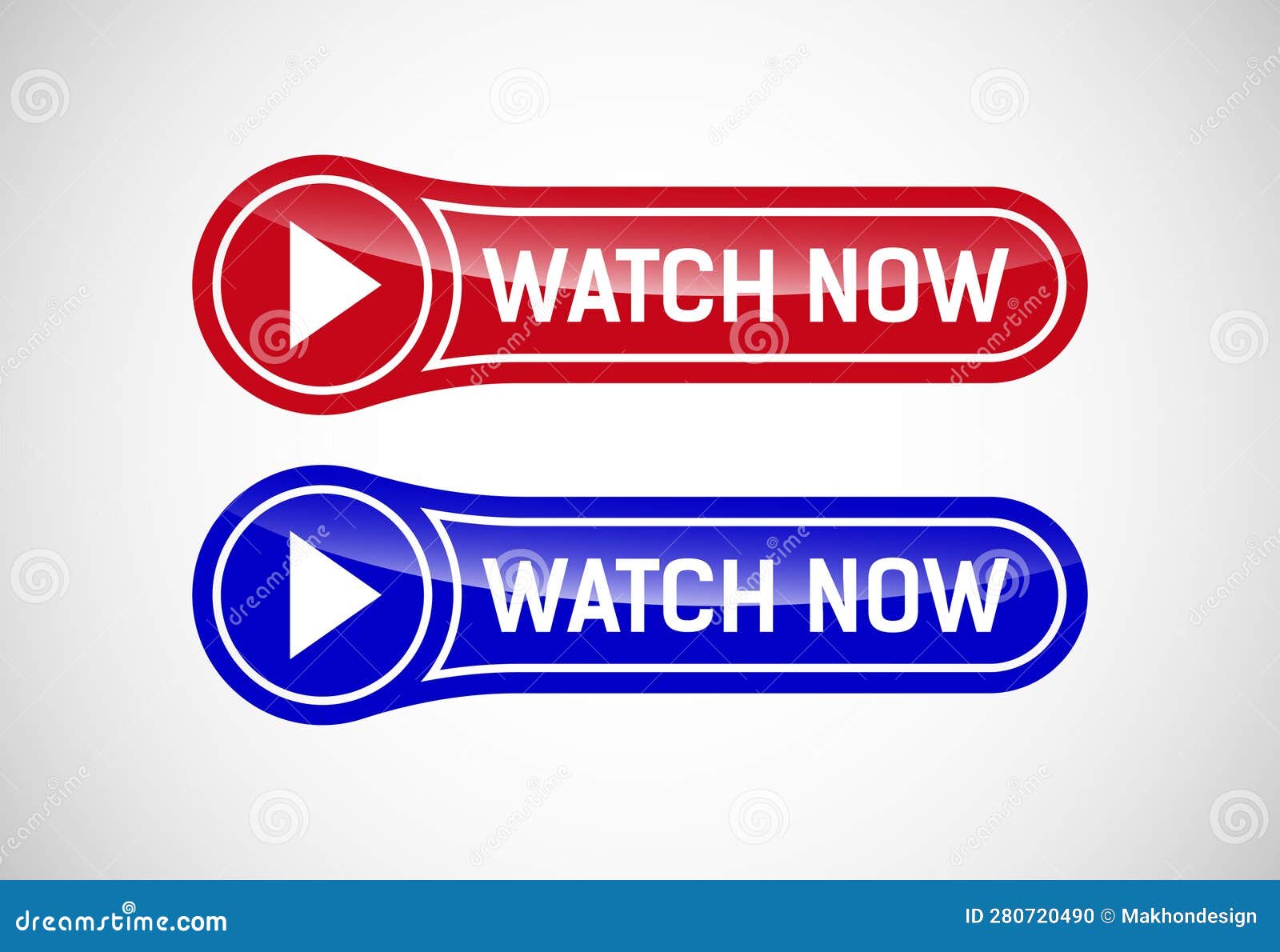 Watch Now Button. Watch Now Banner Sign Stock Vector - Illustration of ...