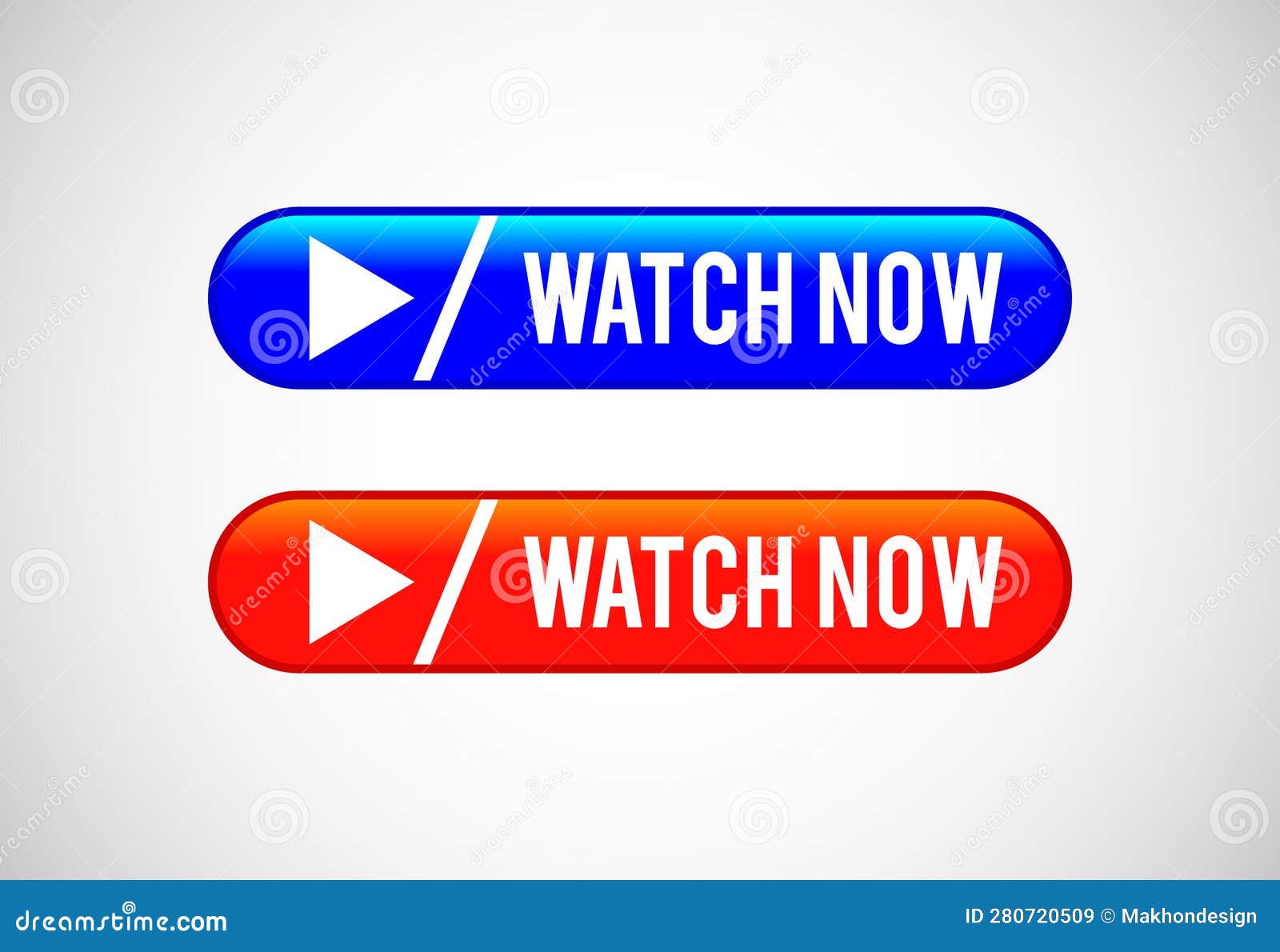 Watch Now Button. Watch Now Banner Sign Stock Vector - Illustration of ...