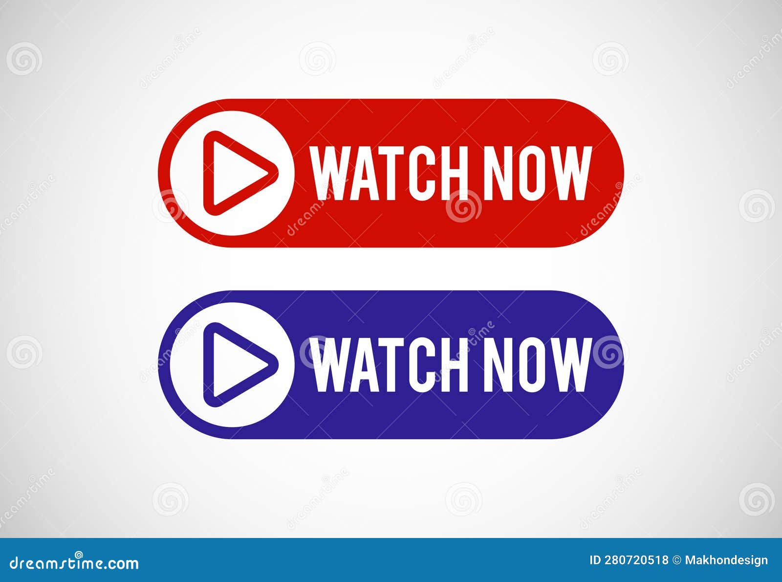 Watch Now Button. Watch Now Banner Sign Stock Vector - Illustration of ...