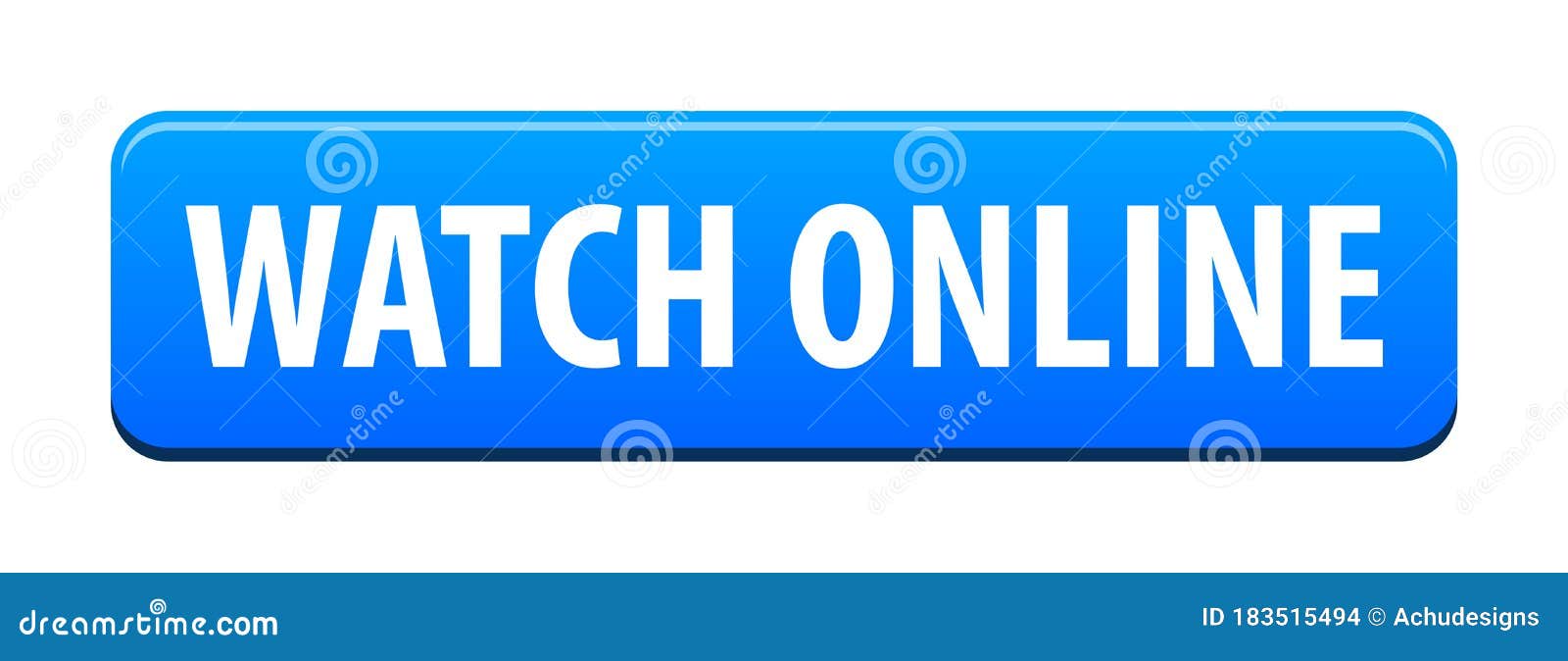 Watch online button stock vector. Illustration of buttons - 183515494