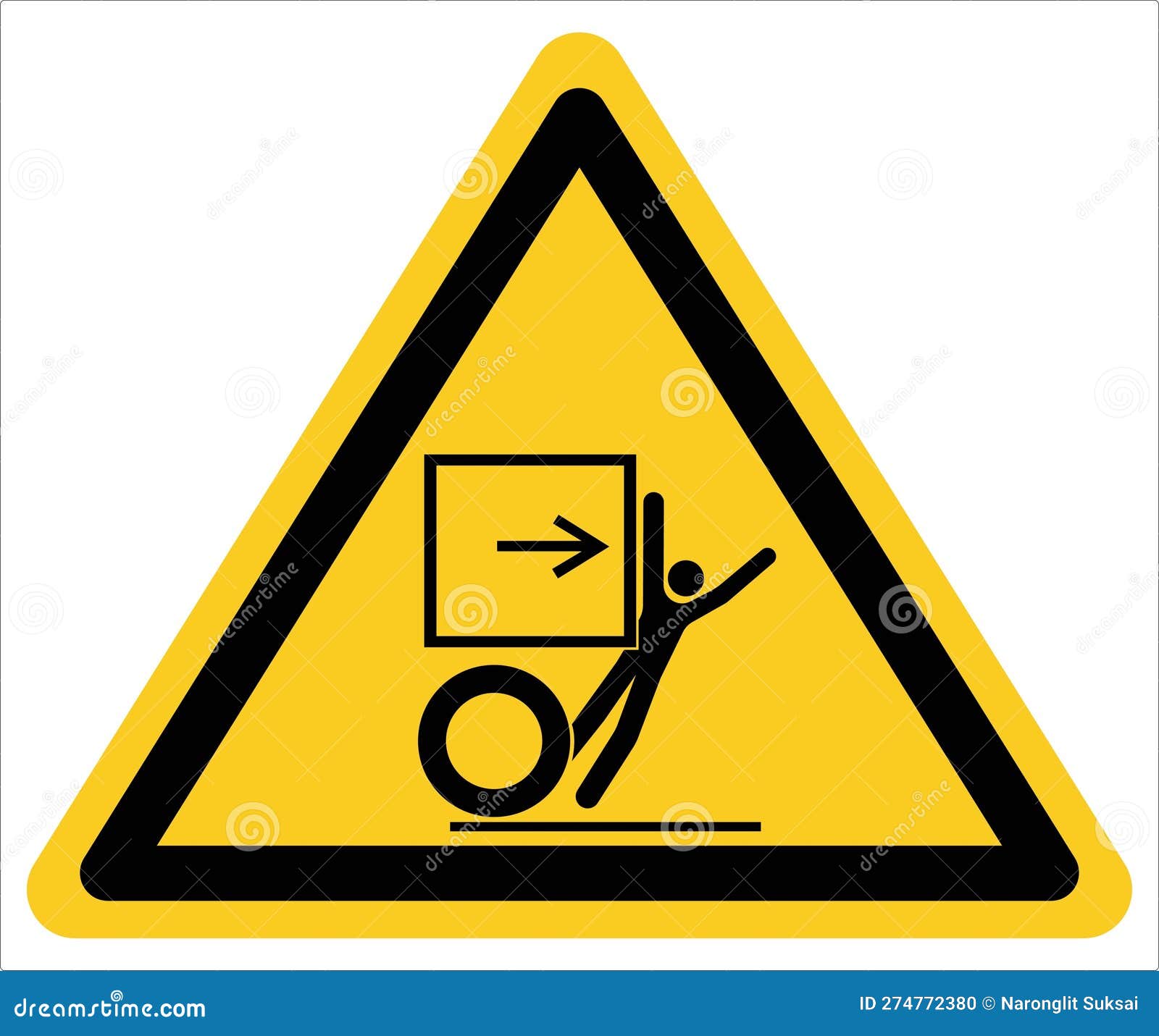 Watch Out for Danger from Behind Stock Vector - Illustration of ...