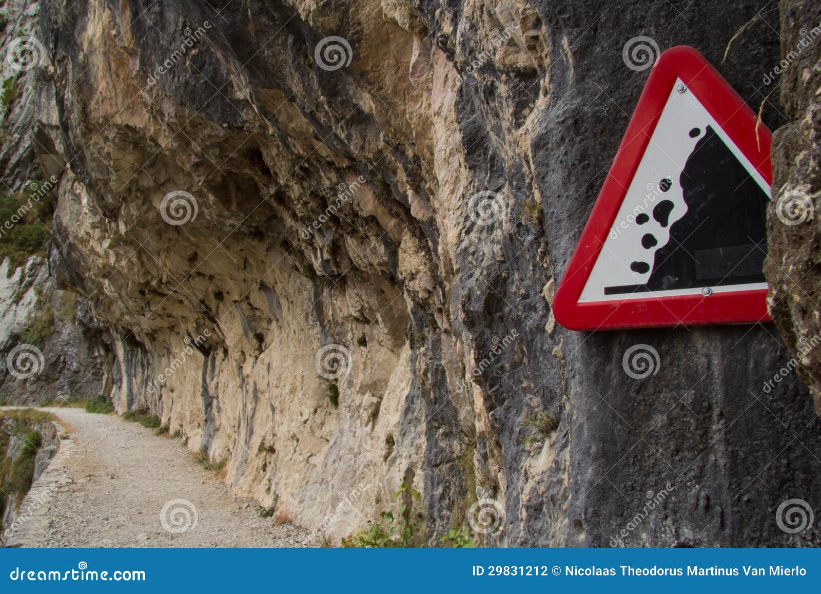 Falling rocks stock photo. Image of falls, ruta, motion - 29831212