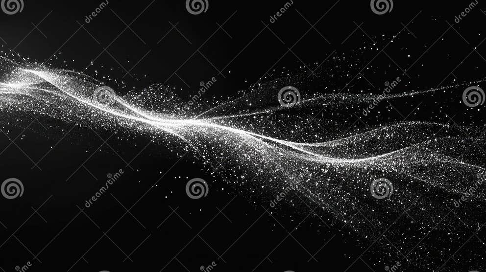 Watch Shimmering Particles Flow Gracefully Across the Screen, a ...