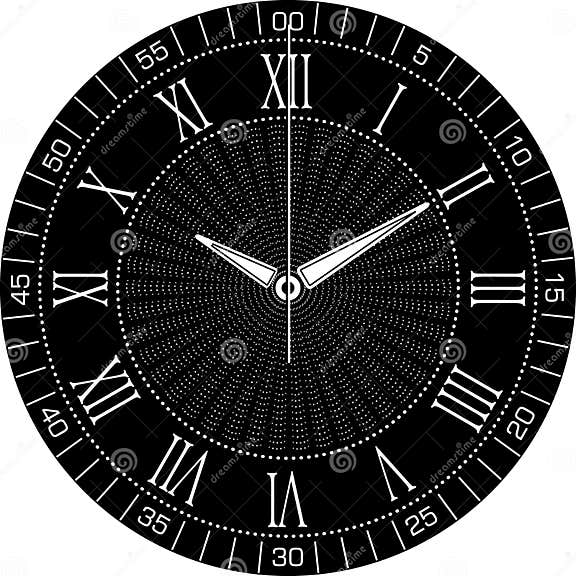 Watch Template I stock illustration. Illustration of numbers - 98702824