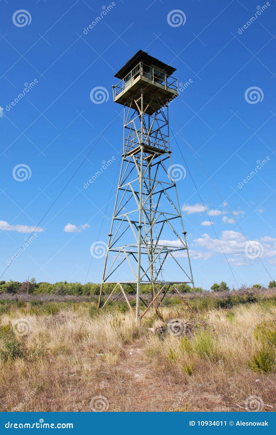 Watch tower stock image. Image of dead, empty, outpost - 10934011