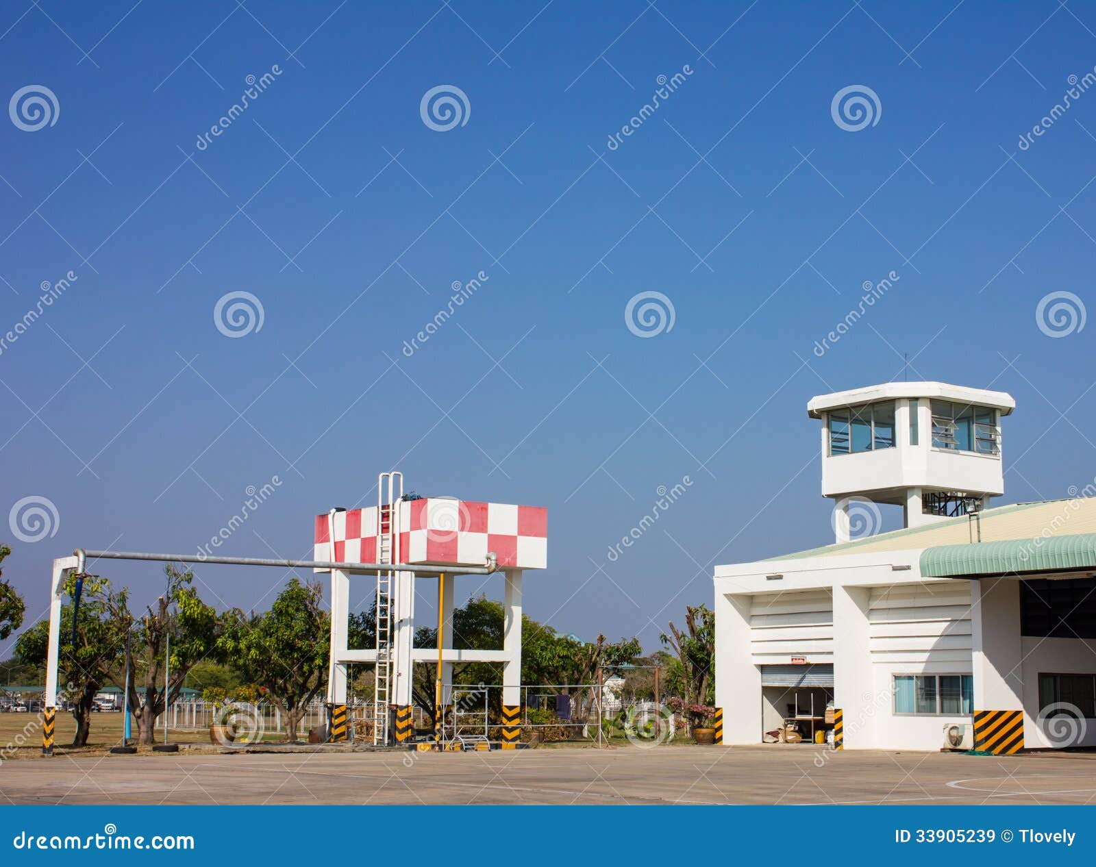 Watch tower Fire Command stock image. Image of concertina - 33905239