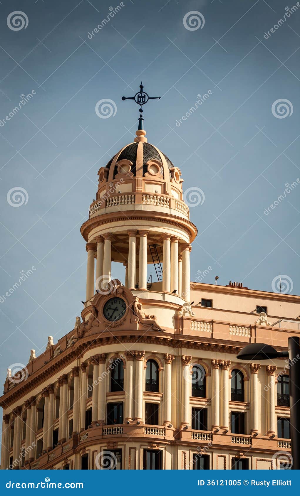 Watch Tower stock image. Image of tower, exterior, clock - 36121005