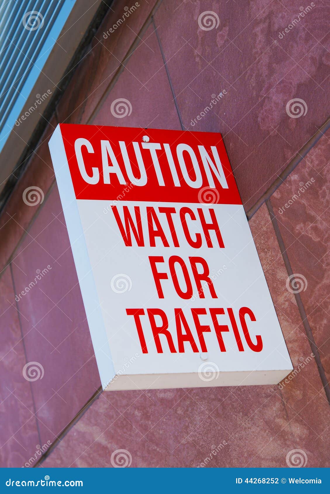 Watch for Traffic stock photo. Image of signage, caution - 44268252