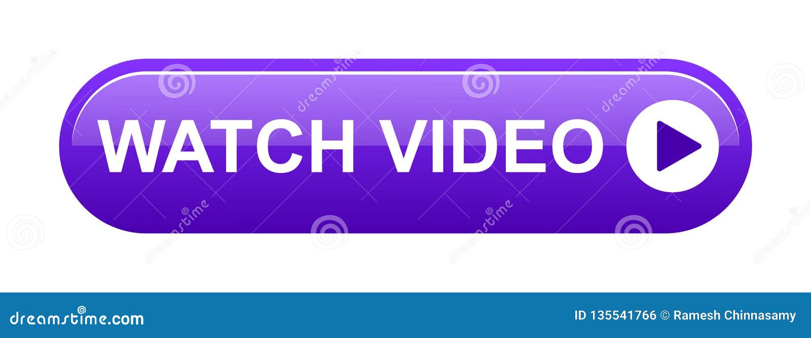 Watch video button stock vector. Illustration of icons - 135541766