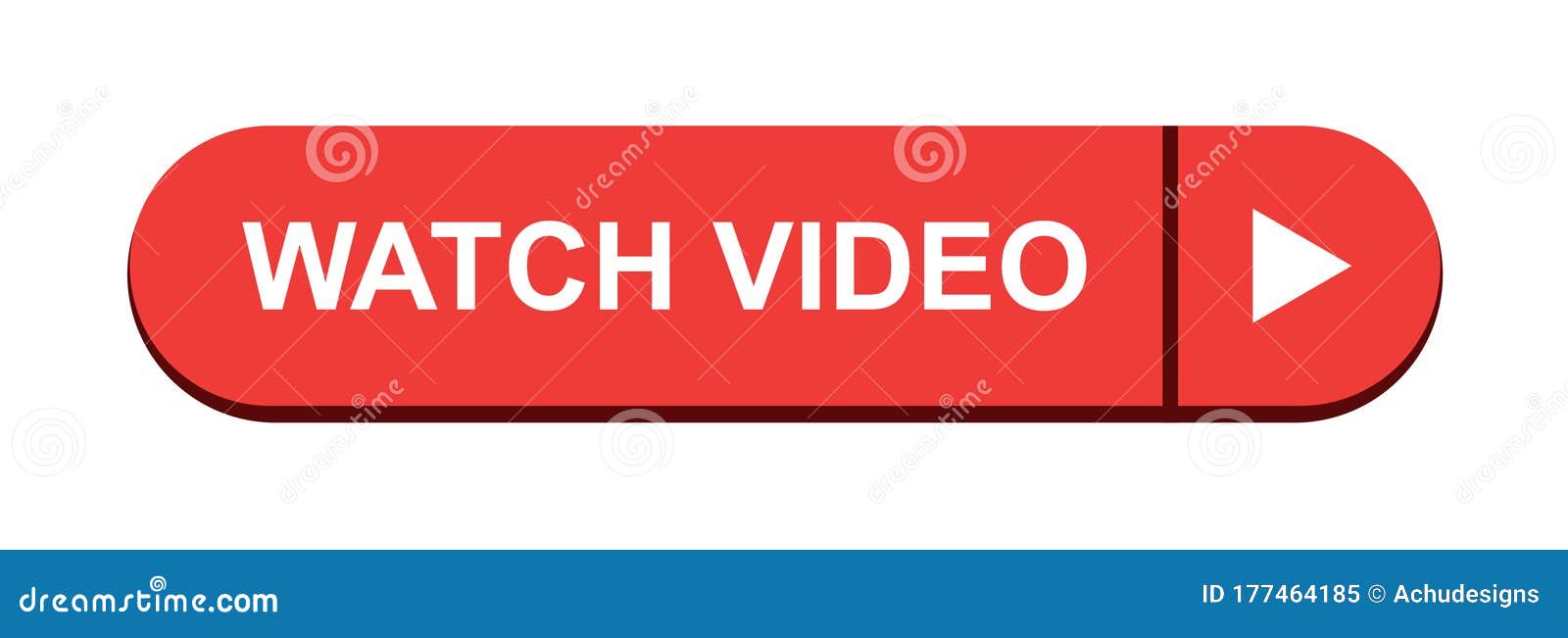 Watch video button stock vector. Illustration of clipart - 177464185