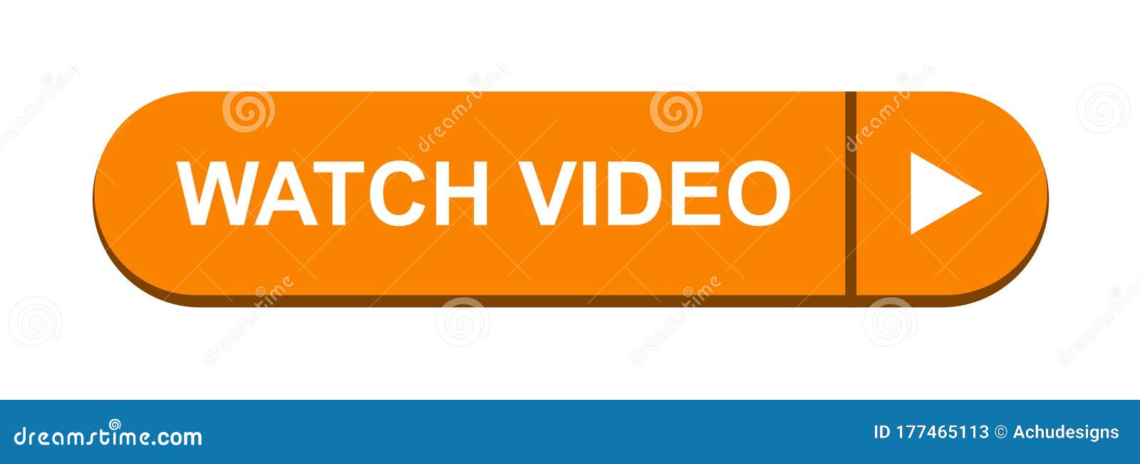 Watch video button stock vector. Illustration of cinema - 177465113
