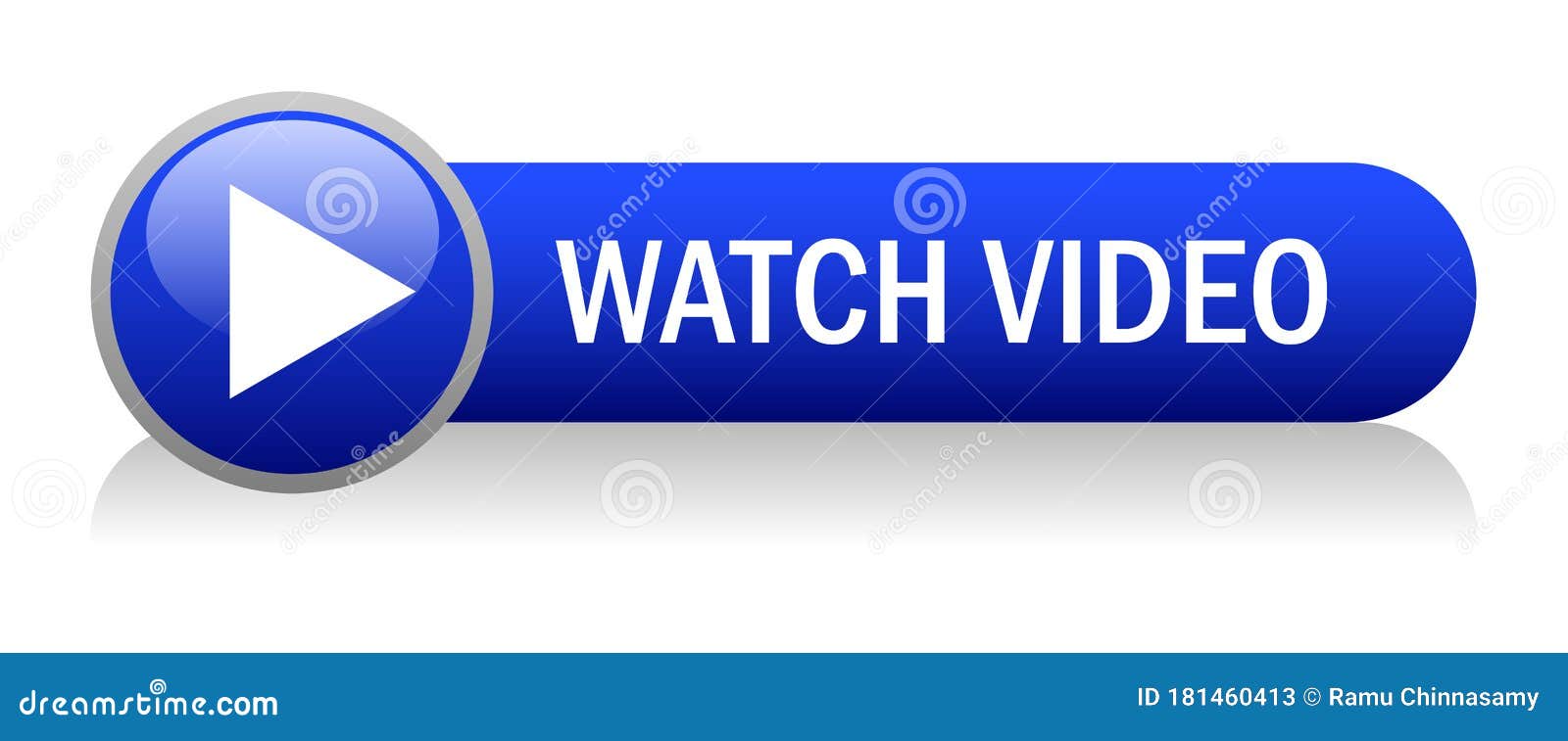 Watch video stock illustration. Illustration of footage - 181460413