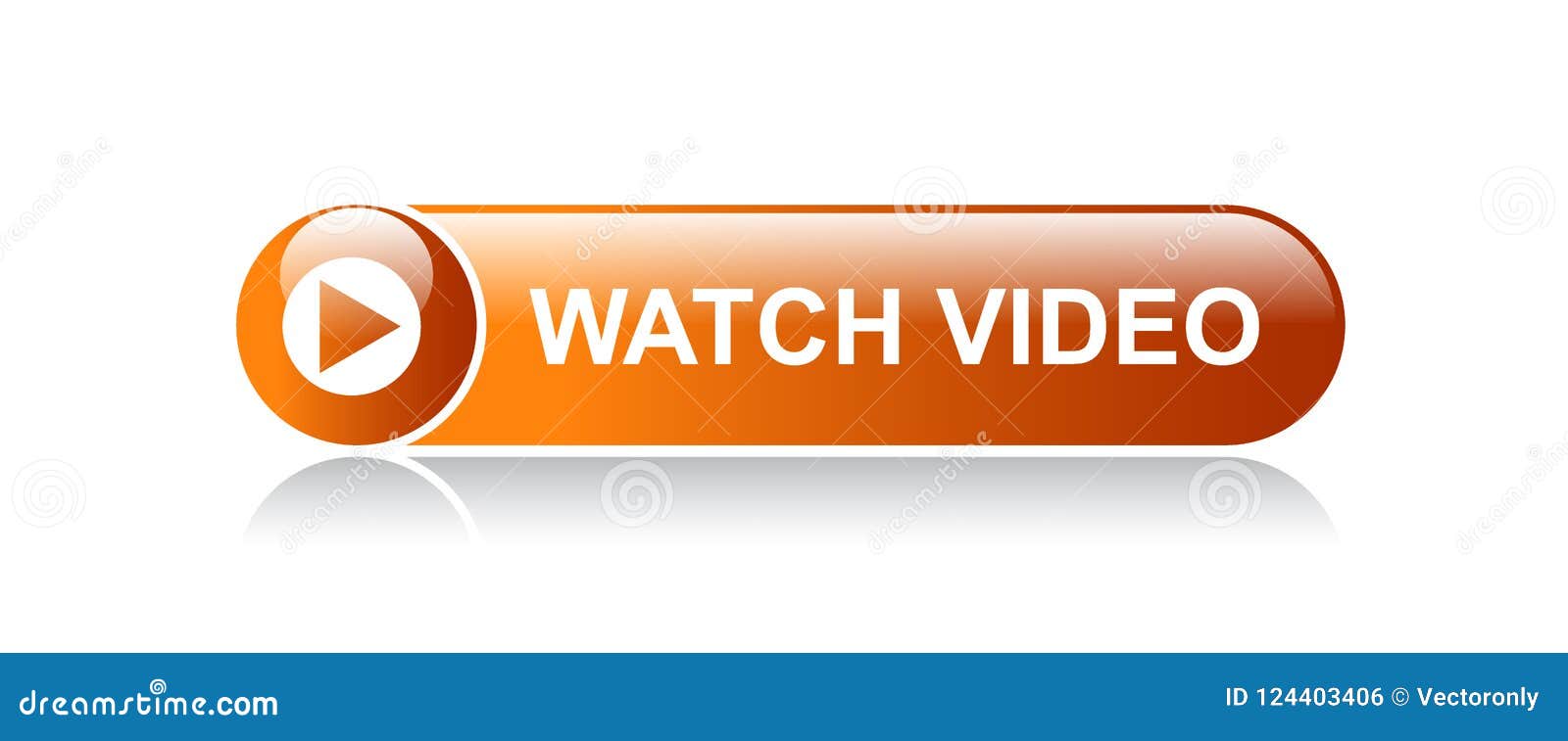 Watch video button stock illustration. Illustration of information ...