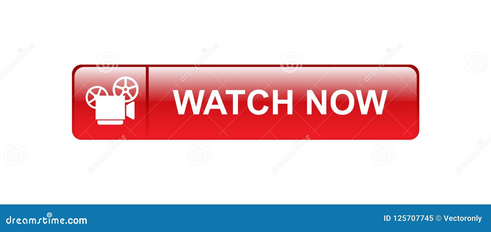 Watch video now stock vector. Illustration of help, clip - 125707745