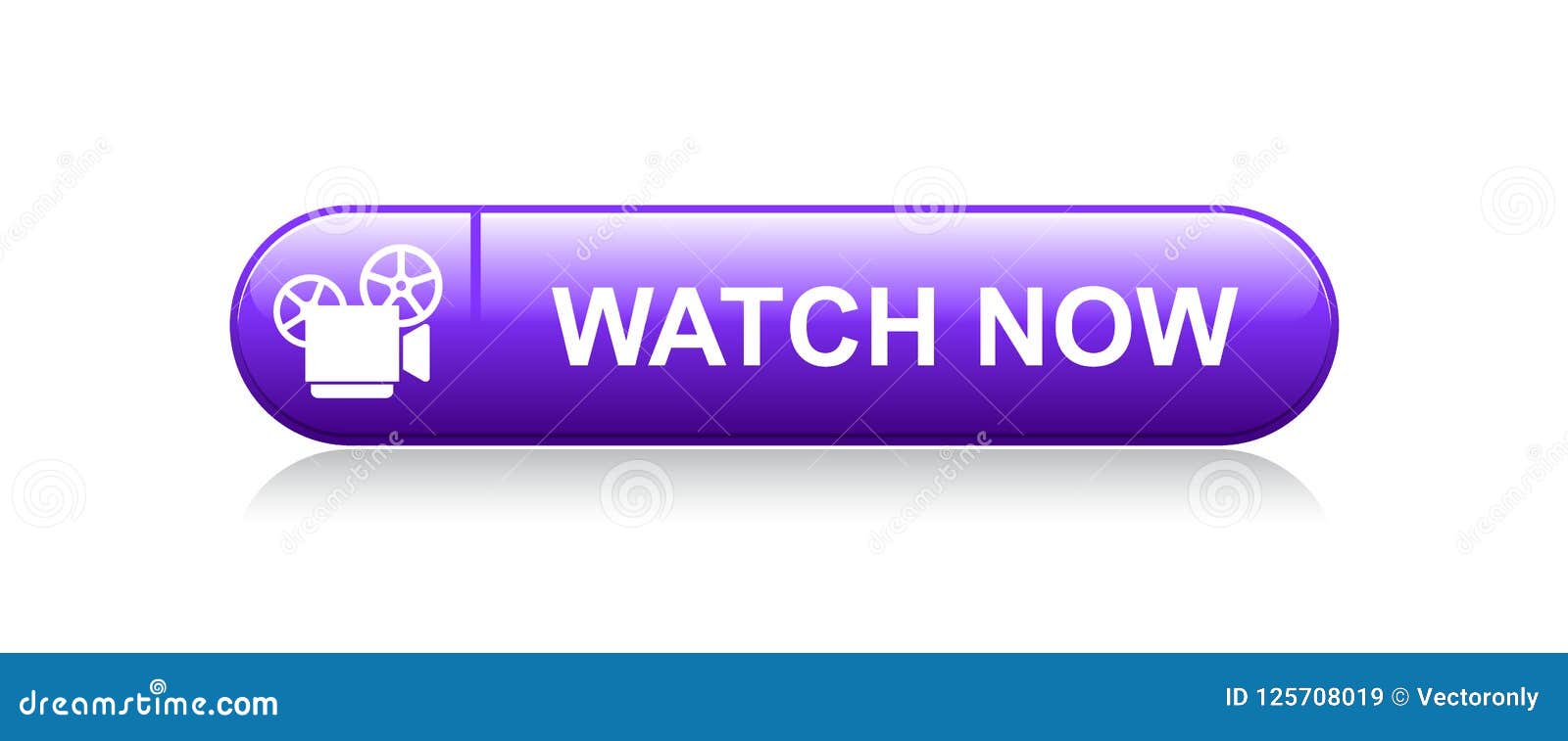 Watch video now stock vector. Illustration of computer - 125708019