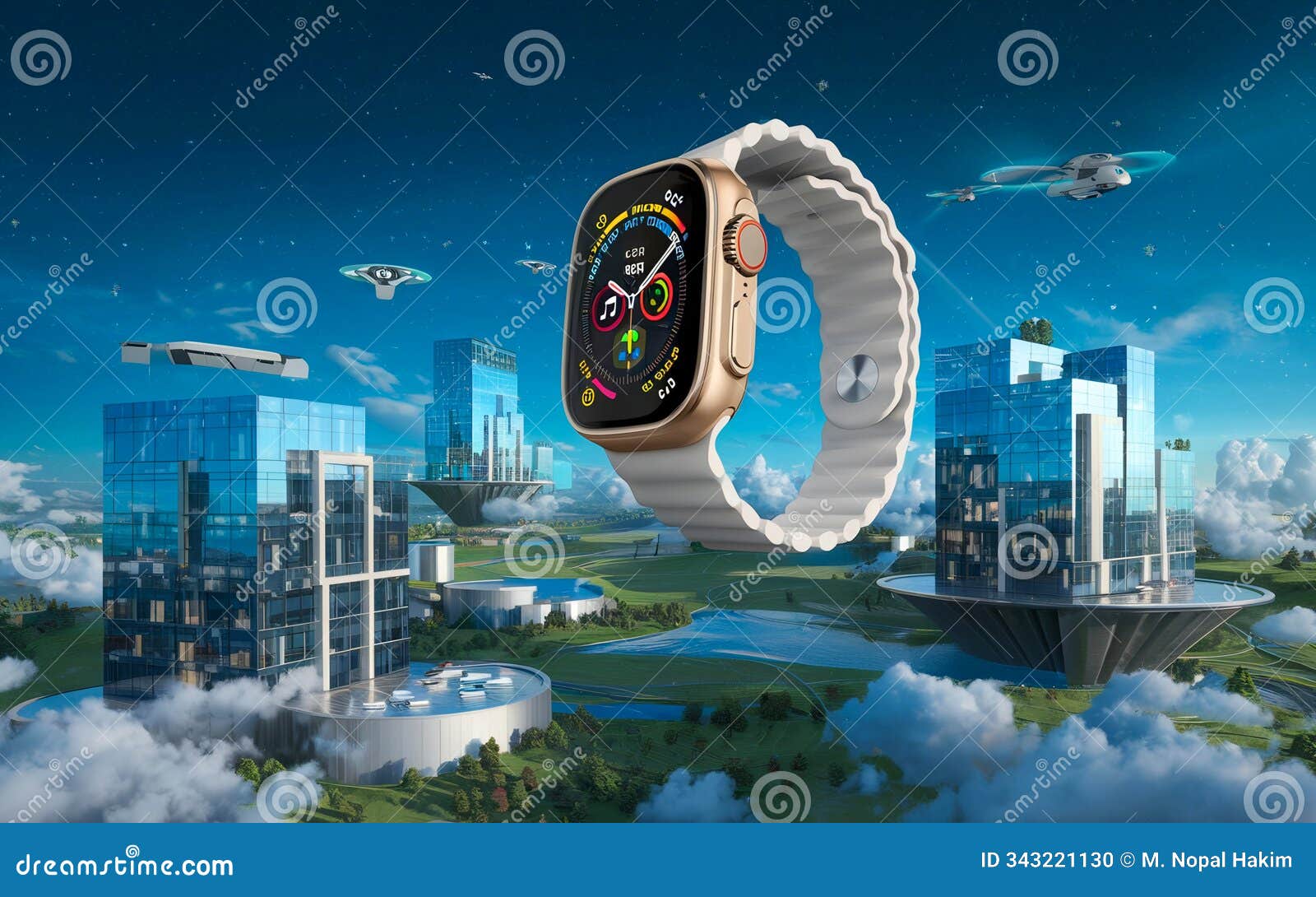 A Watch with the Word Speed Stock Illustration - Illustration of ...