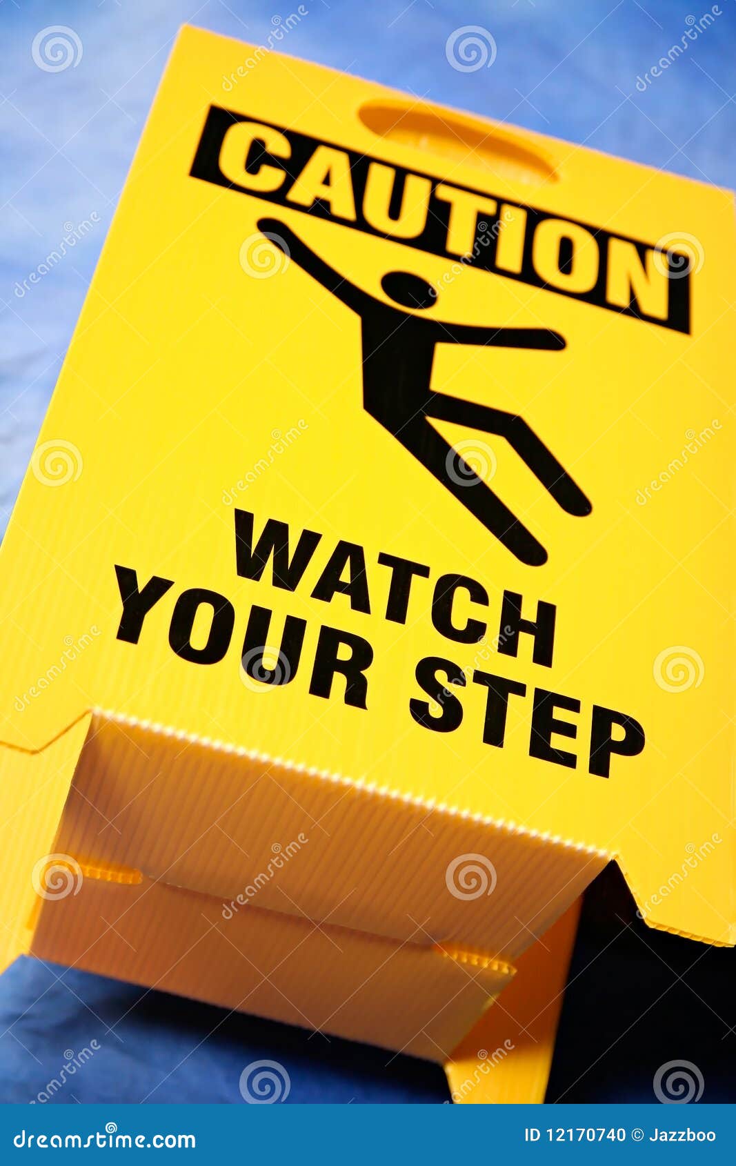 Watch your step sign stock photo. Image of caution, watch - 12170740