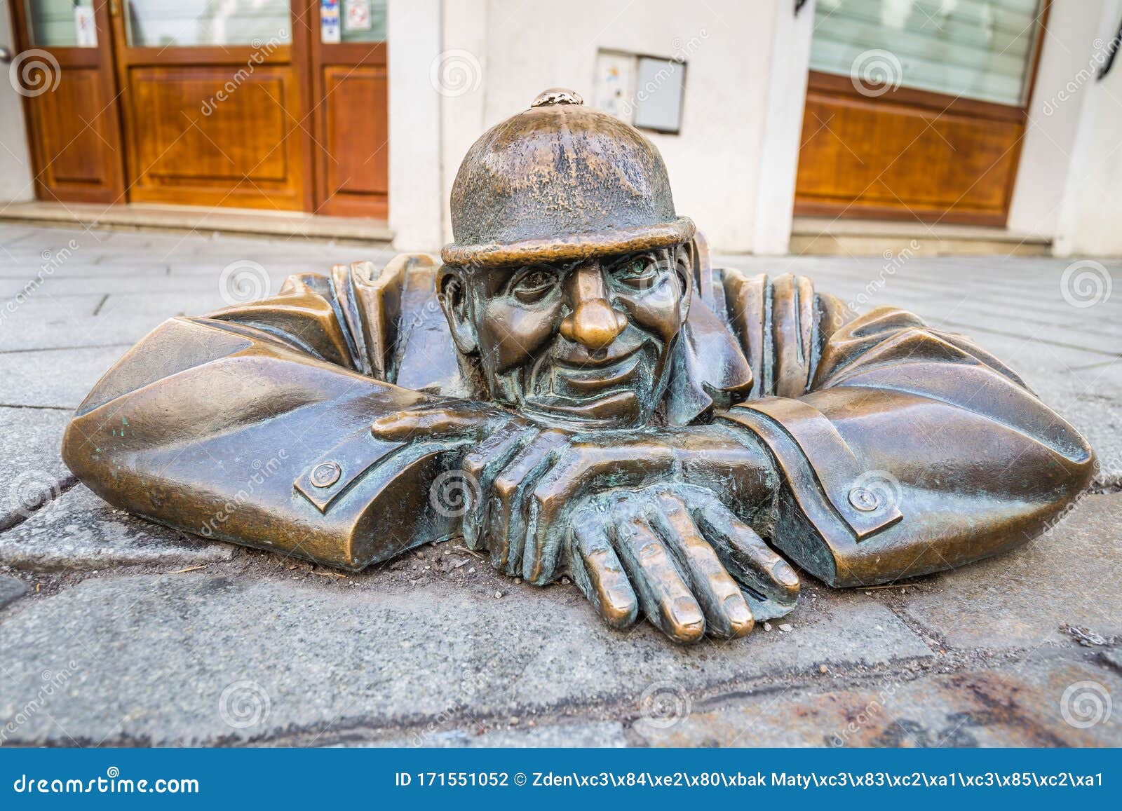 Watcher Man at Work - Bratislava, Slovakia Editorial Photography ...