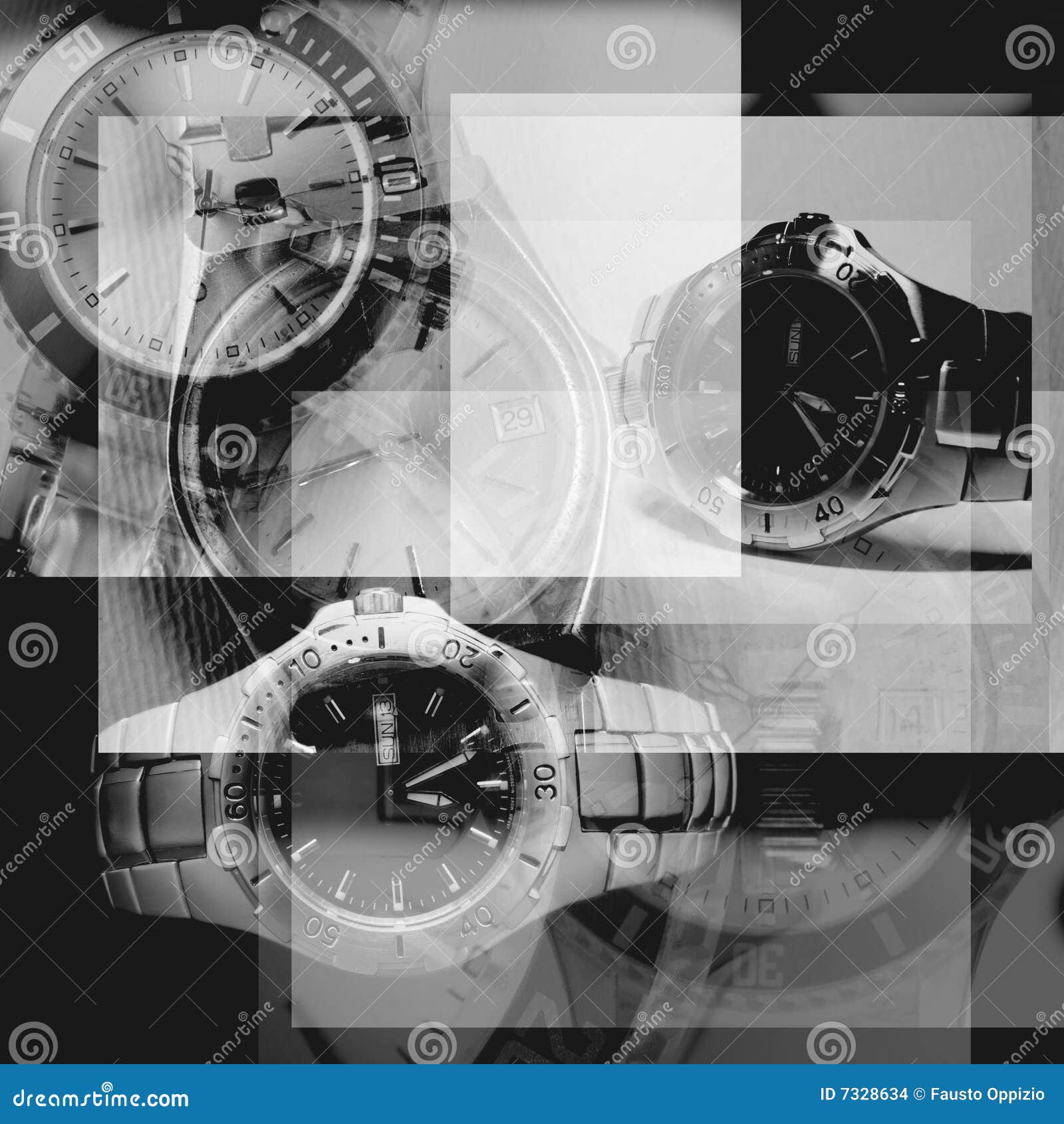 Watches composition stock photo. Image of stainless, timer - 7328634