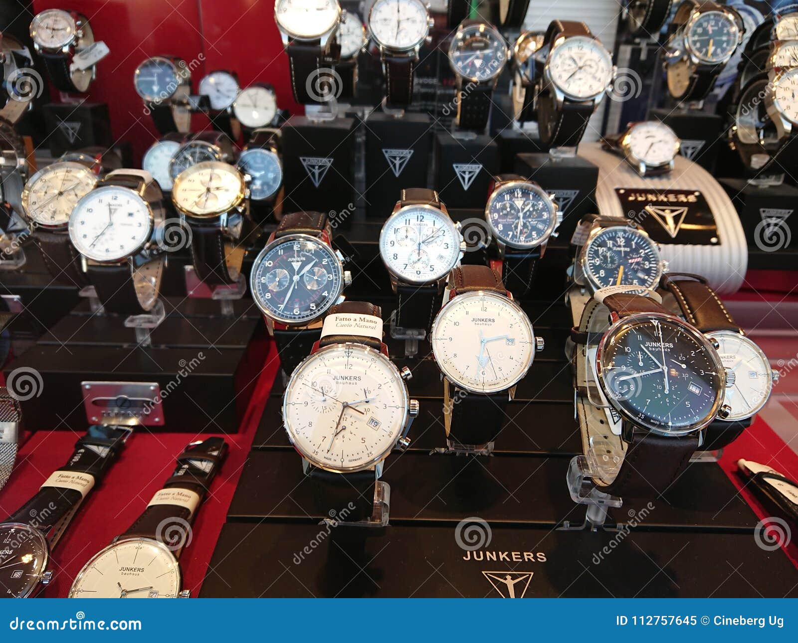 Watches Displayed in Store Window Editorial Image - Image of ...