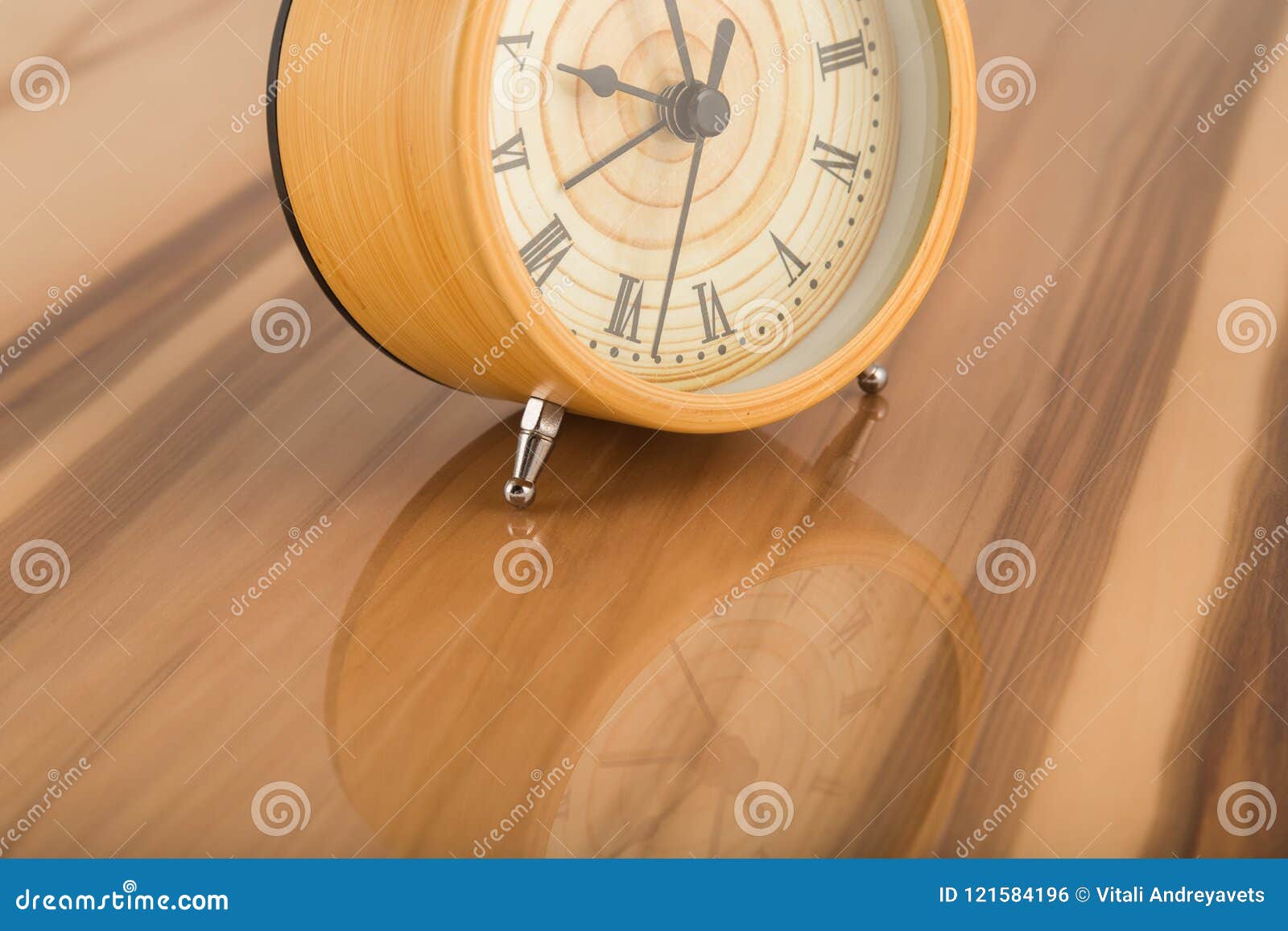 Watches on Lacquered Surfaces, Reflection of Objects. Stock Photo ...