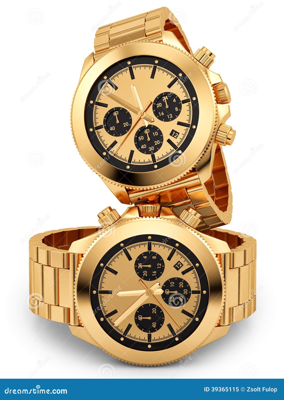 2 watches stock illustration. Illustration of closeup - 39365115