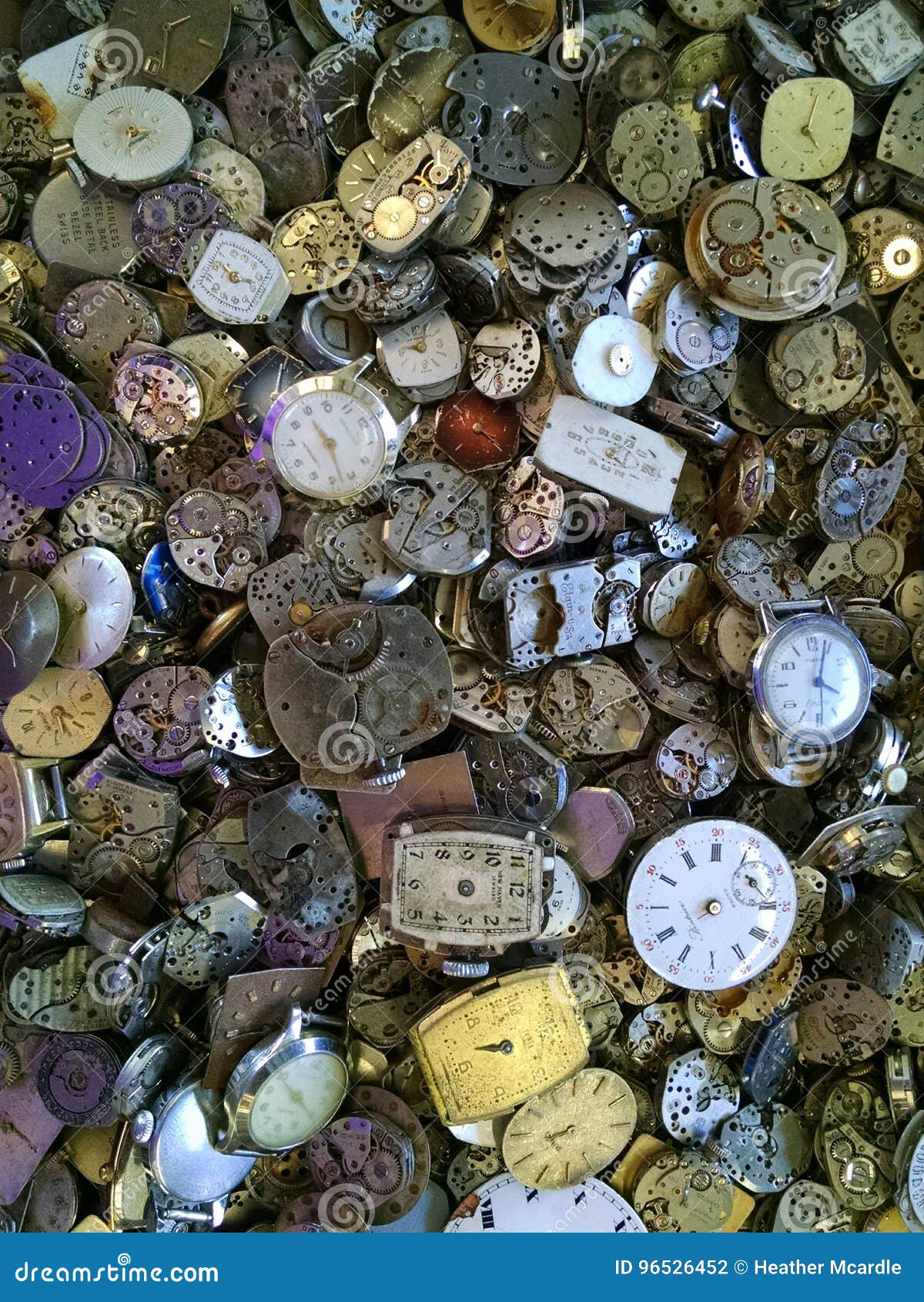 Discarded Watches Jumbled in a Pile Editorial Photography - Image of ...