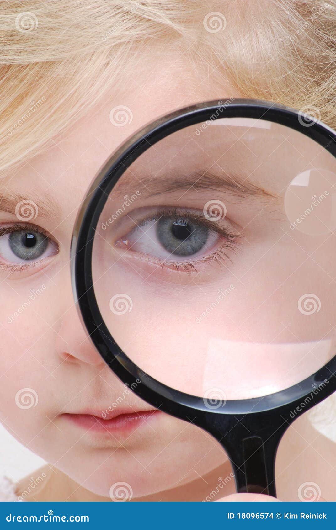 Watchful stock photo. Image of detective, girl, eyes - 18096574